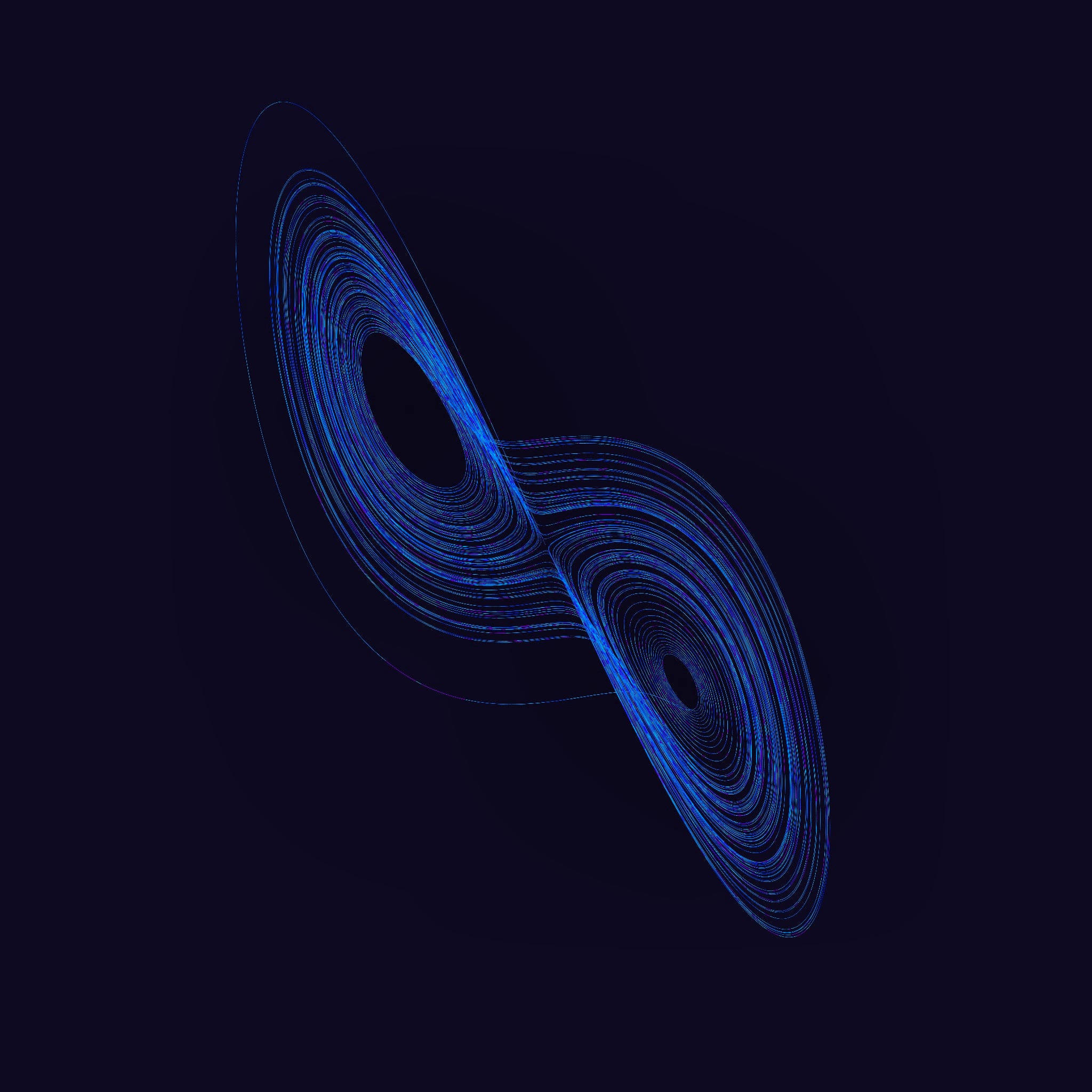 Picture from an interactive Lorenz attractor | Scrolller