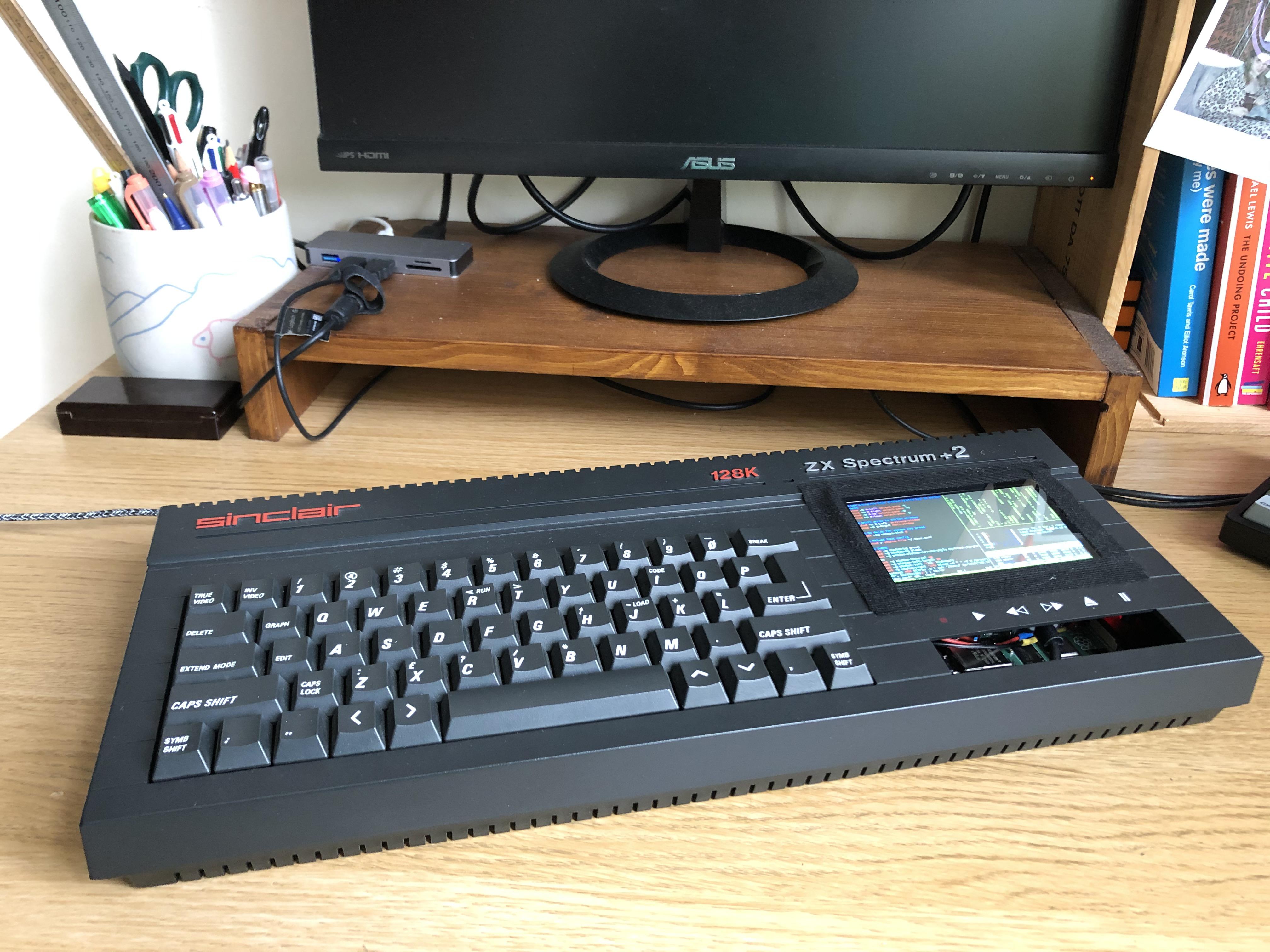 PIERCy-1, an in-progress Cyberdeck built out of a Sinclair ZX Spectrum +2 | Scrolller
