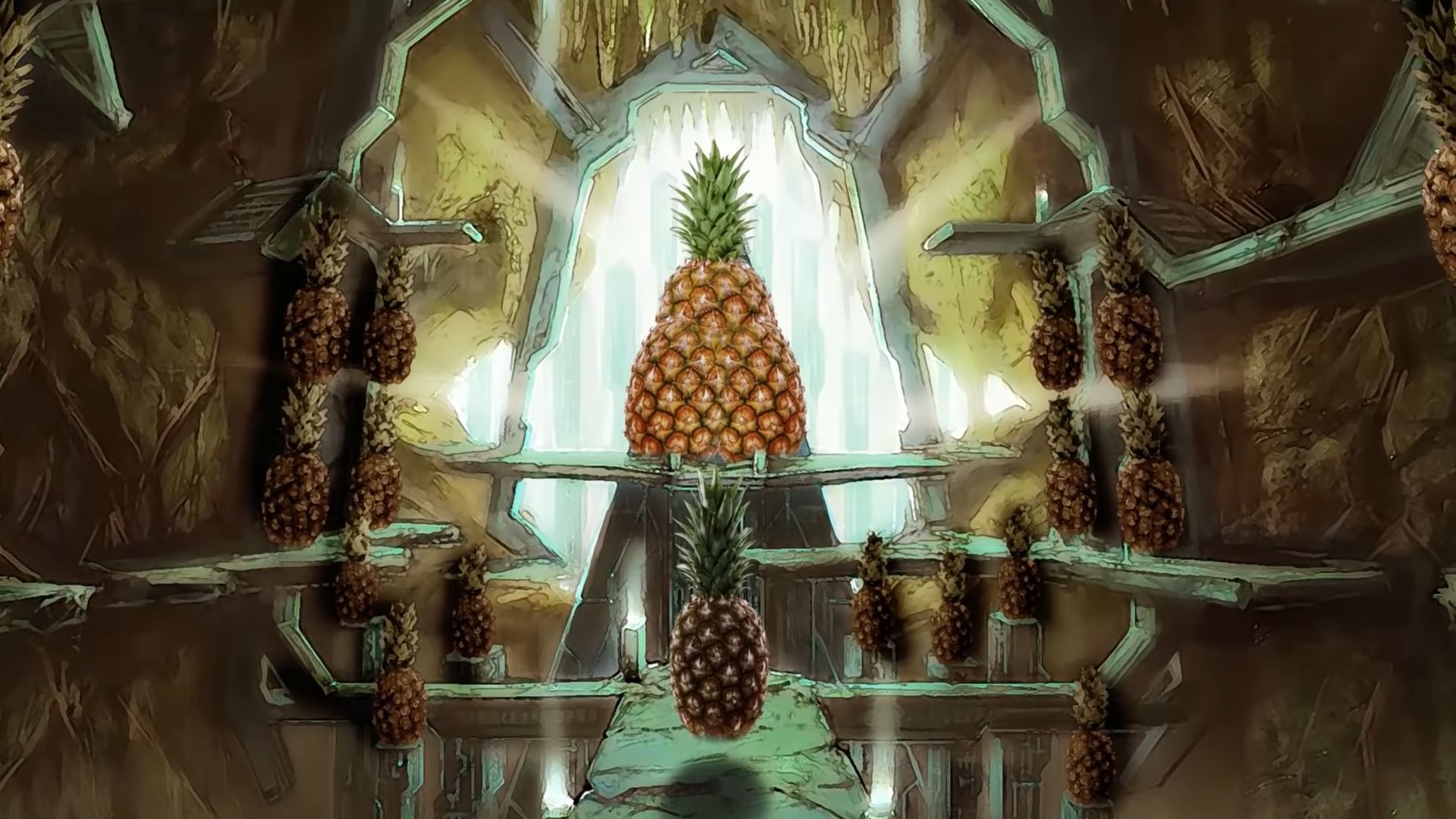 Pineapple Temple [1920x1080] | Scrolller