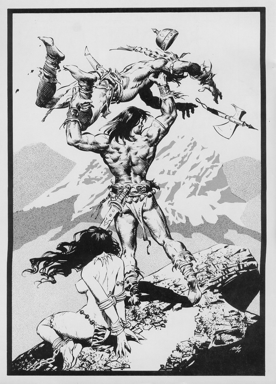 Pinup from [The Savage Sword of Conan #47] | Scrolller