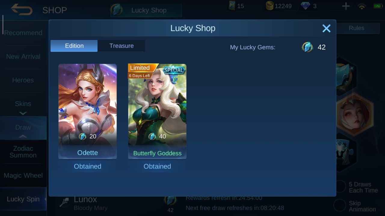 Pitetion to add more skins insted of Sun and oddette skins only (Limited) | Scrolller