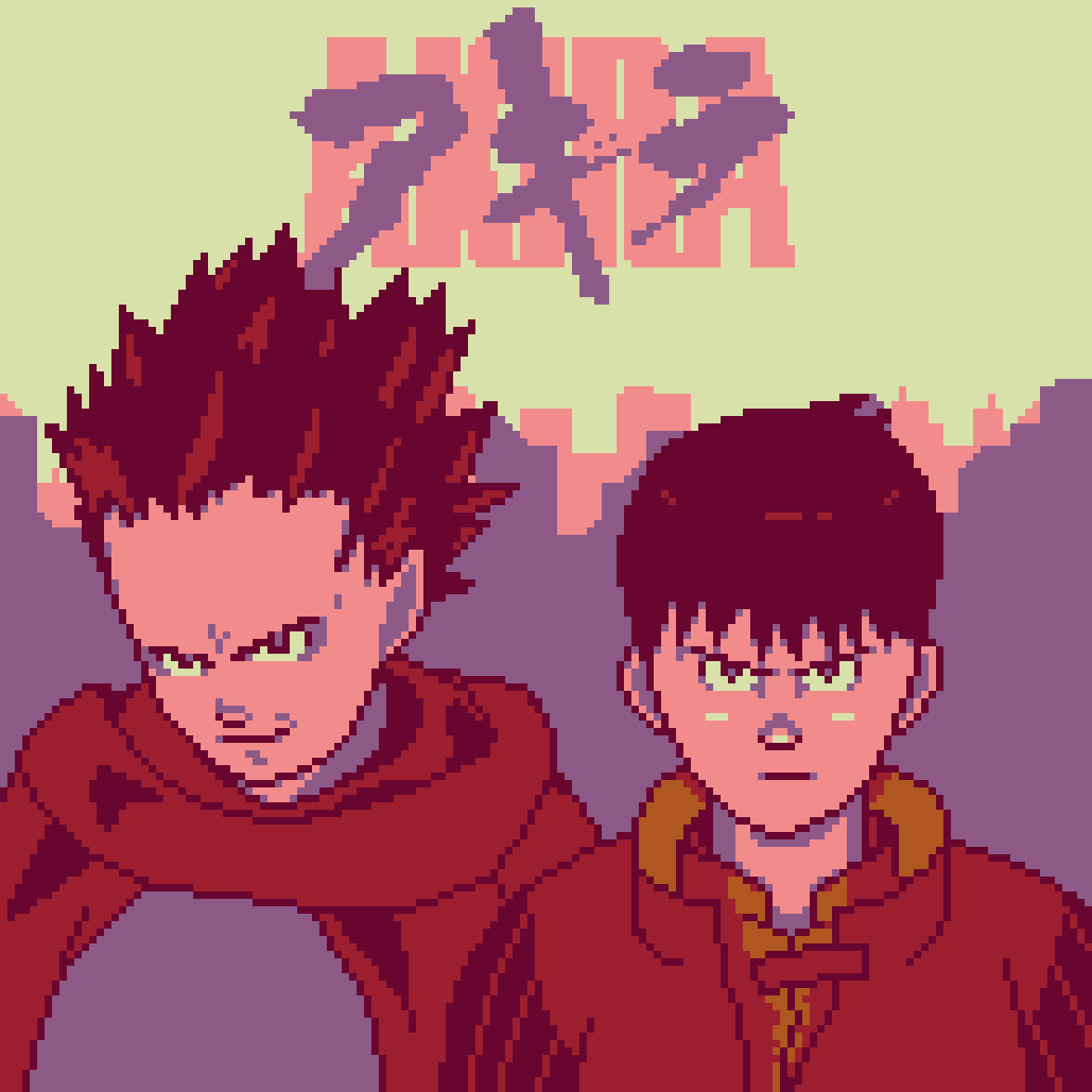 Pixel Art finished of Kaneda/Tetsuo | Scrolller