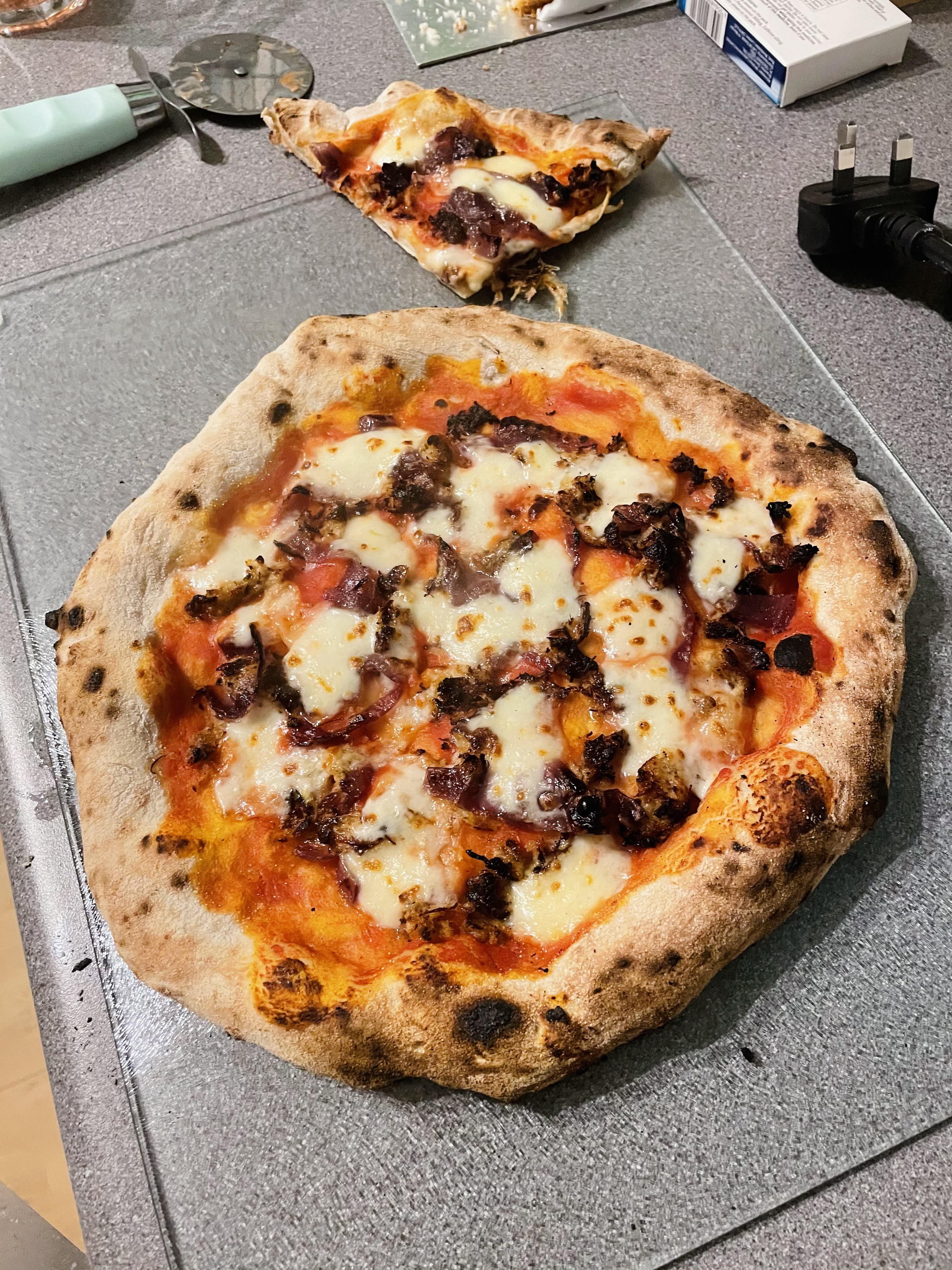 Pizza night, Pork Carnitas & Red Onions. Ooni Koda 12 Inch | Scrolller