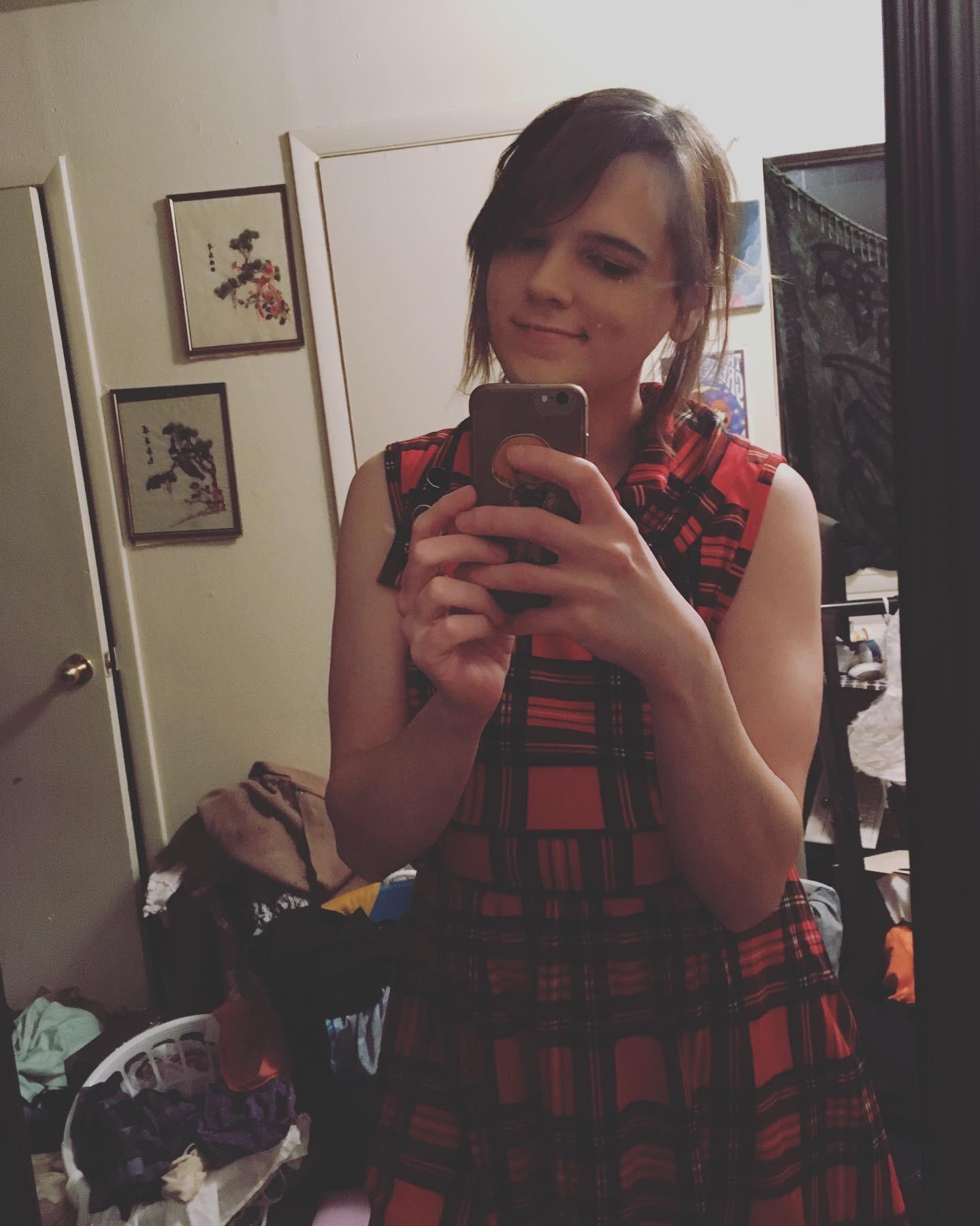 Plaid dress. | Scrolller