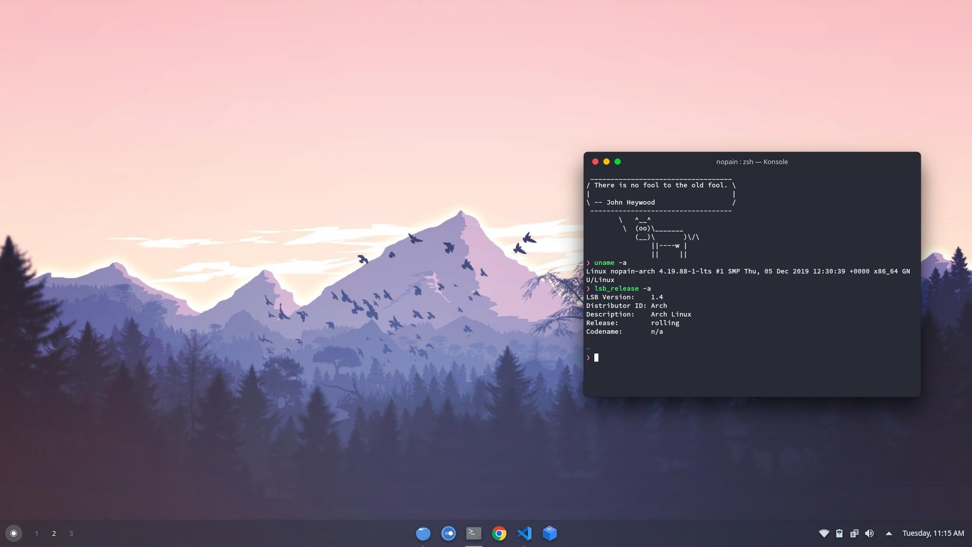 [Plasma] Minimalist workspace inspired by Chrome OS | Scrolller