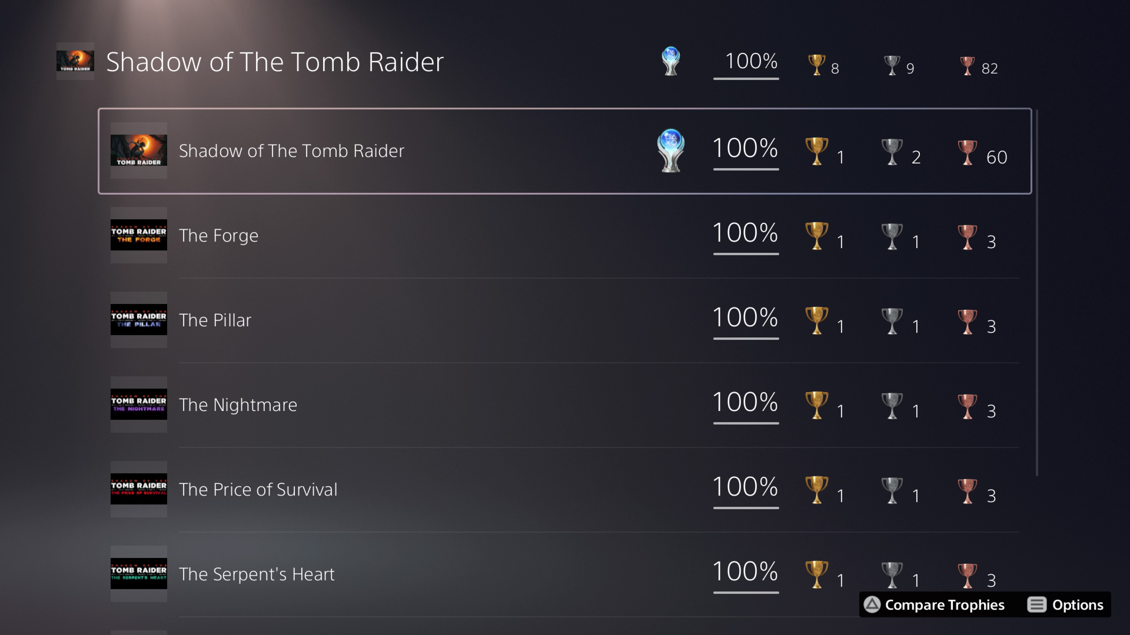 Platinum Trophy + 100% All DLCs :) - Really enjoyed this game, very completionist friendly, and ...