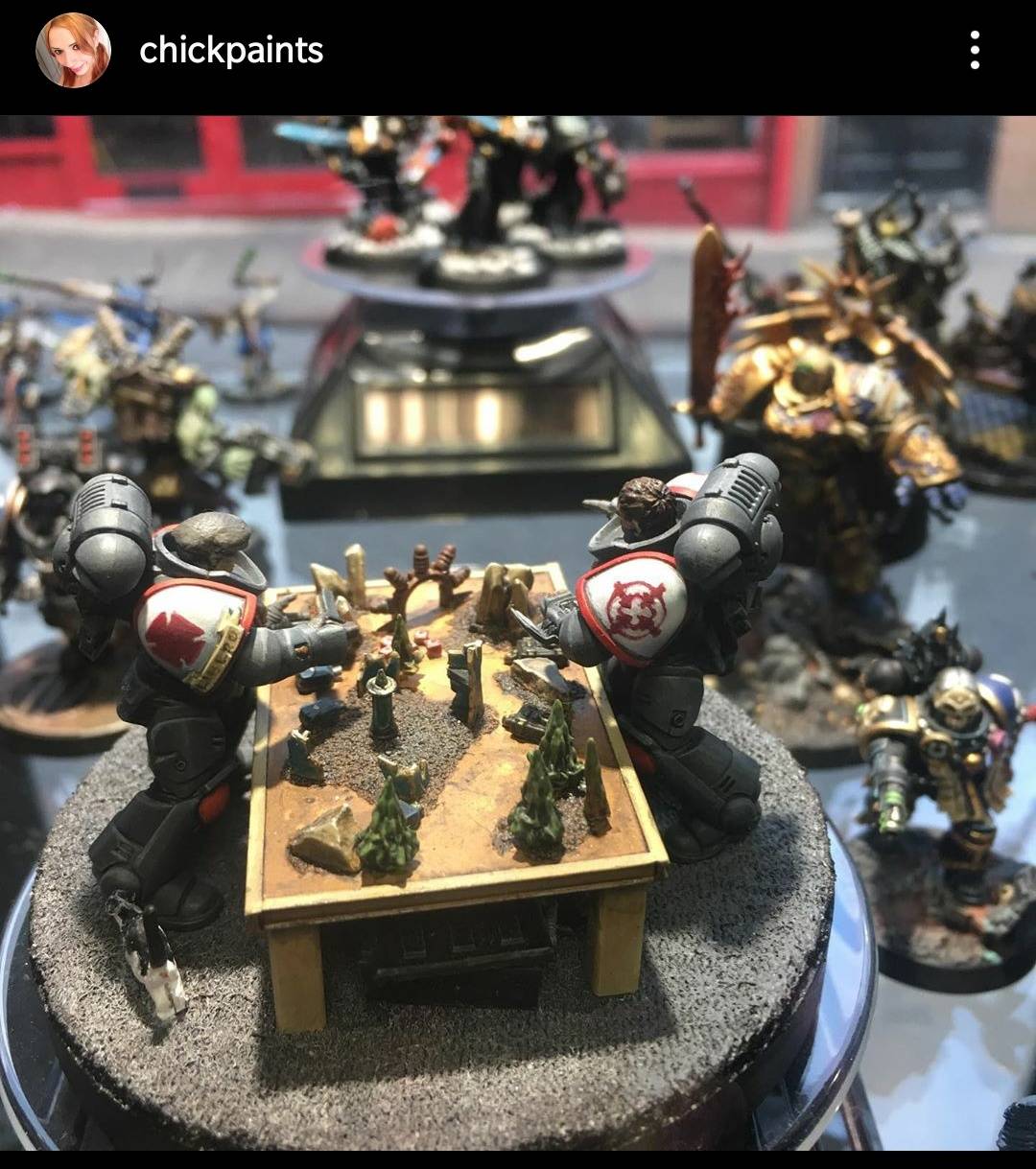 Playing Warhammer 40k IN Warhammer 40k | Scrolller