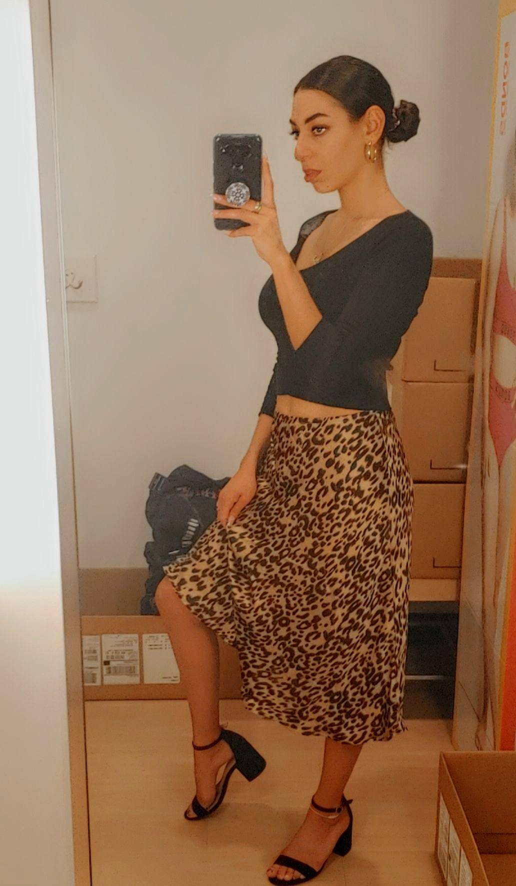 Playing with patterns, might put a slit in this skirt? | Scrolller