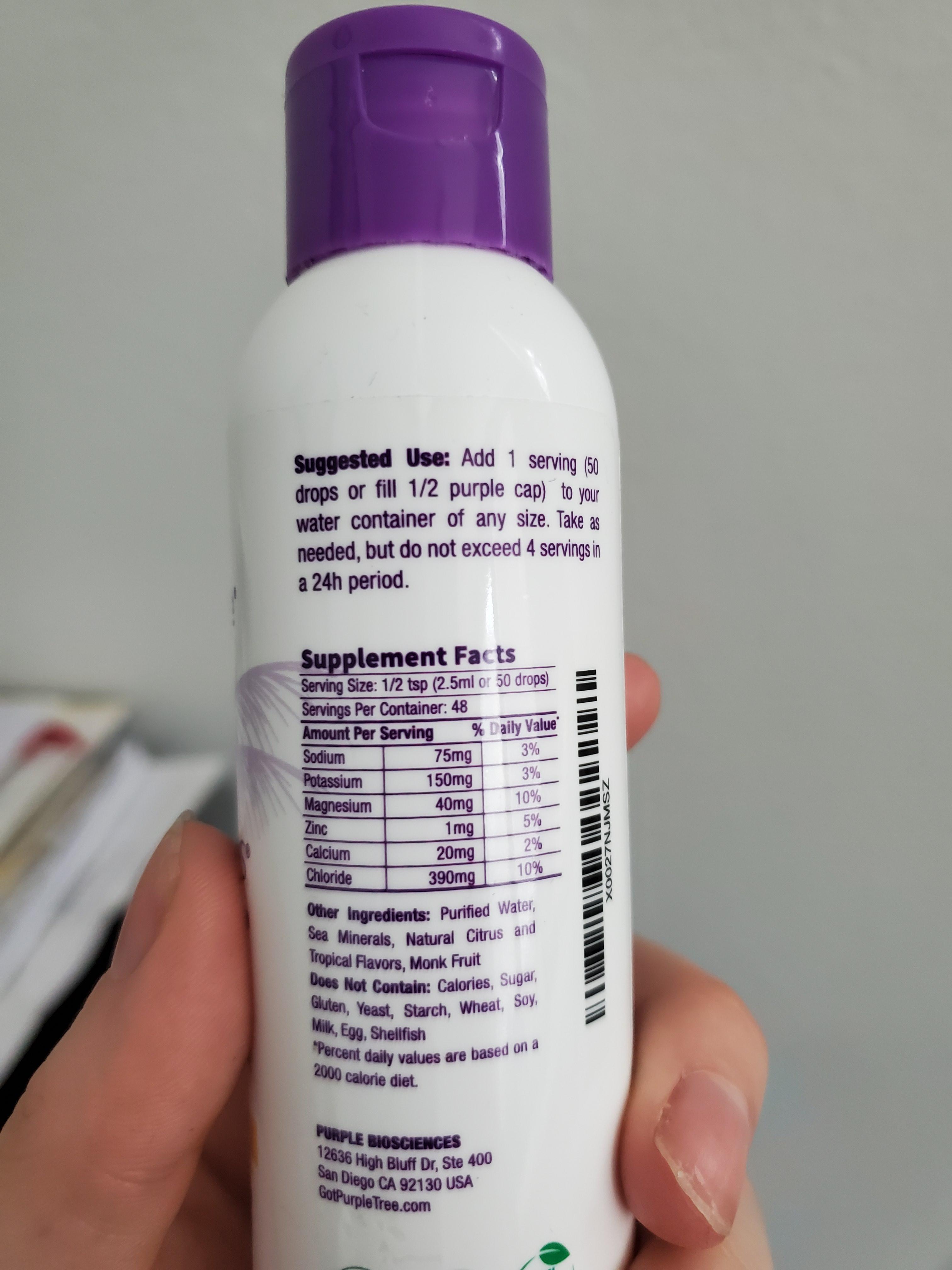 Please rate these Purple tree electrolyte drops | Scrolller