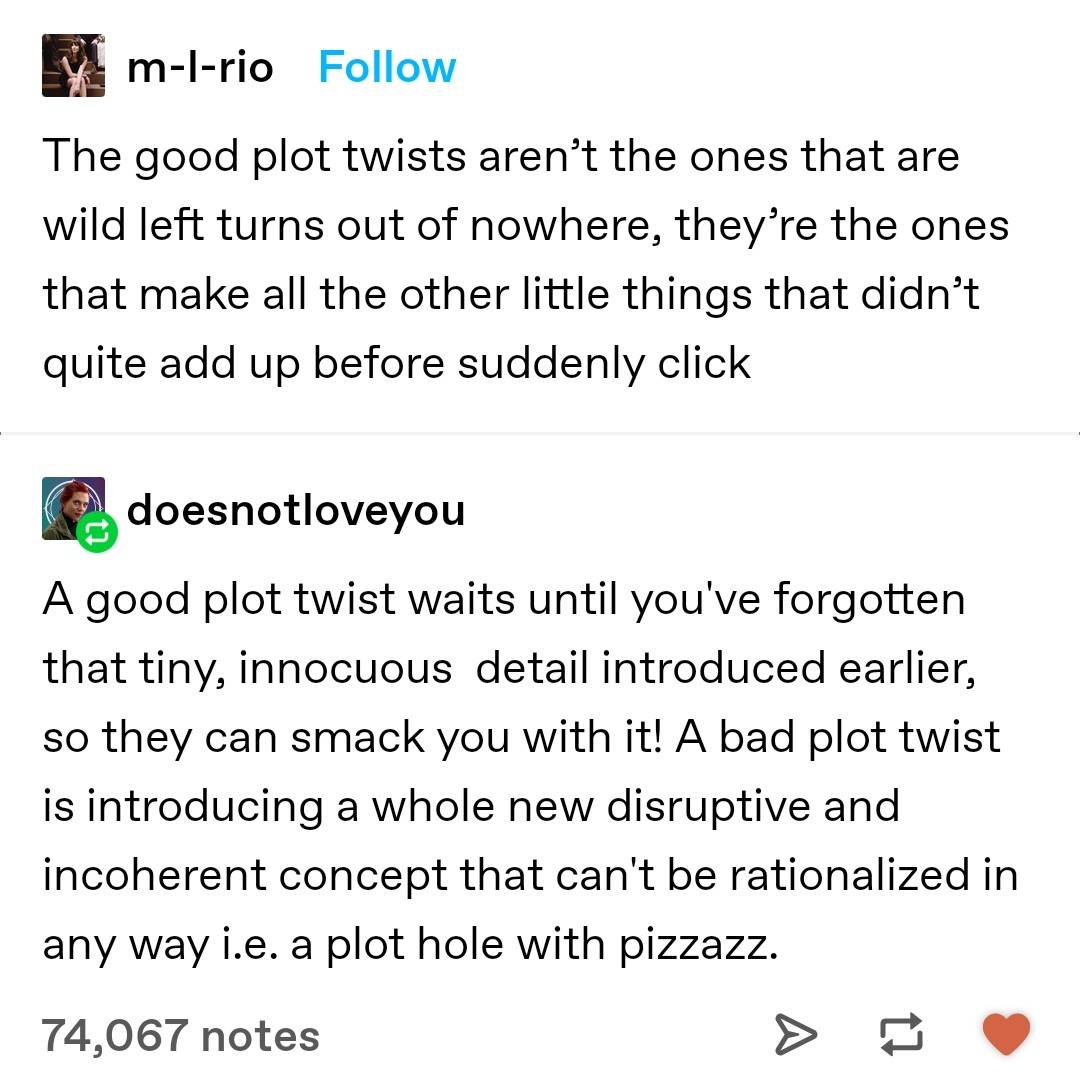 Plot twist | Scrolller