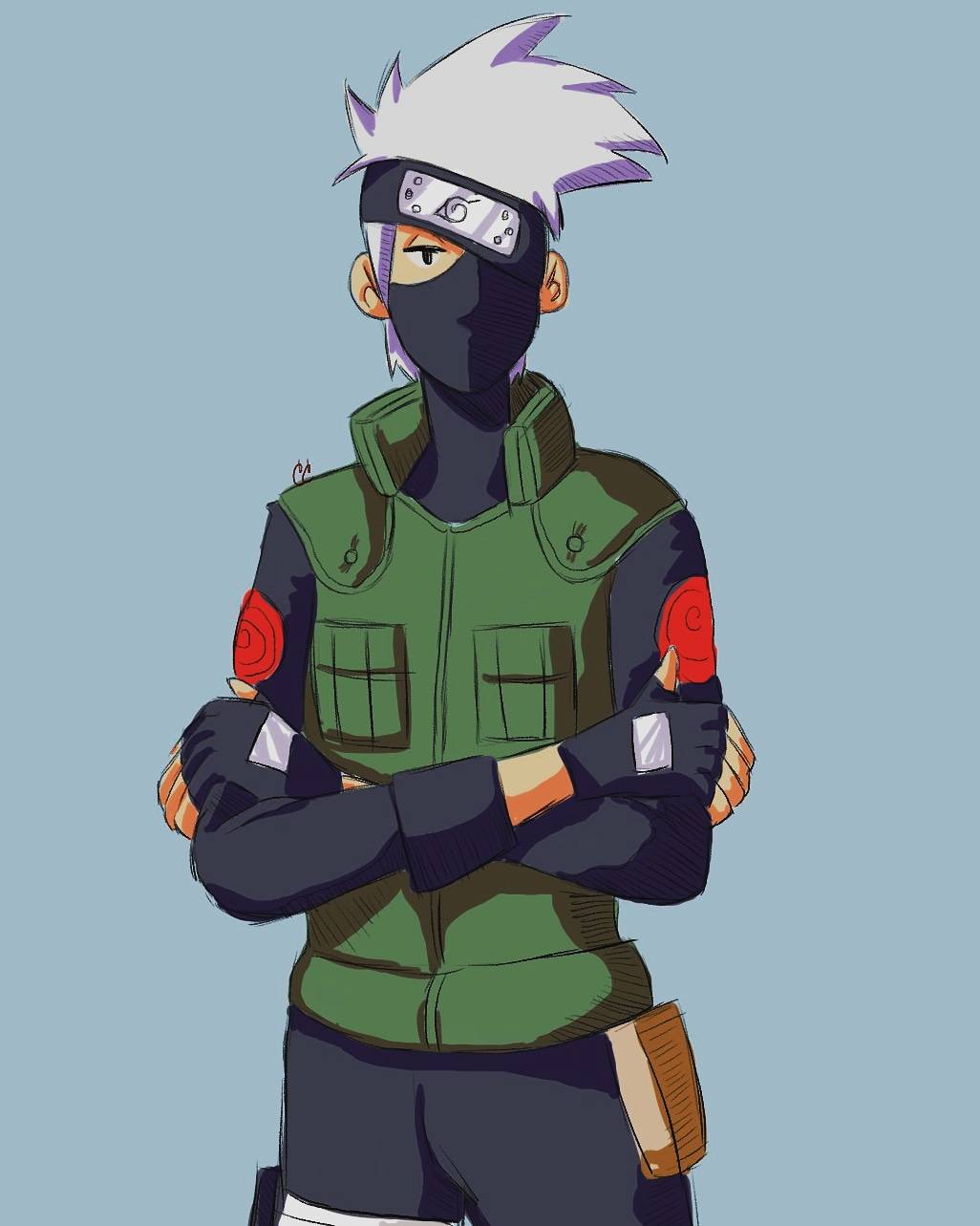 pls enjoy this kakashi i doodled | Scrolller