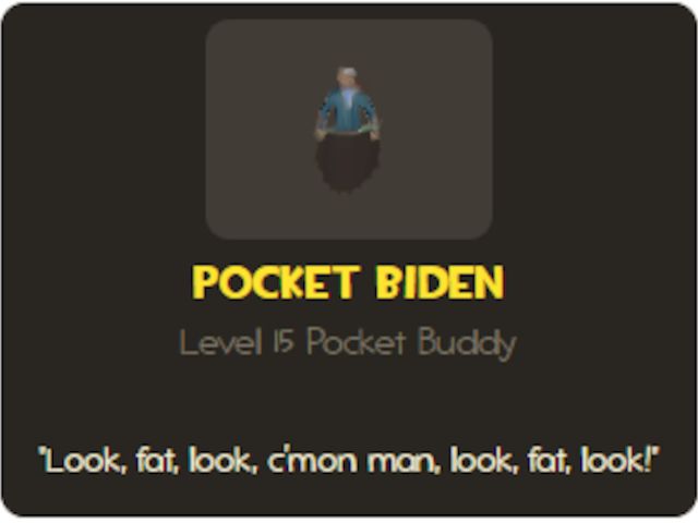 Pocket Biden | Scrolller