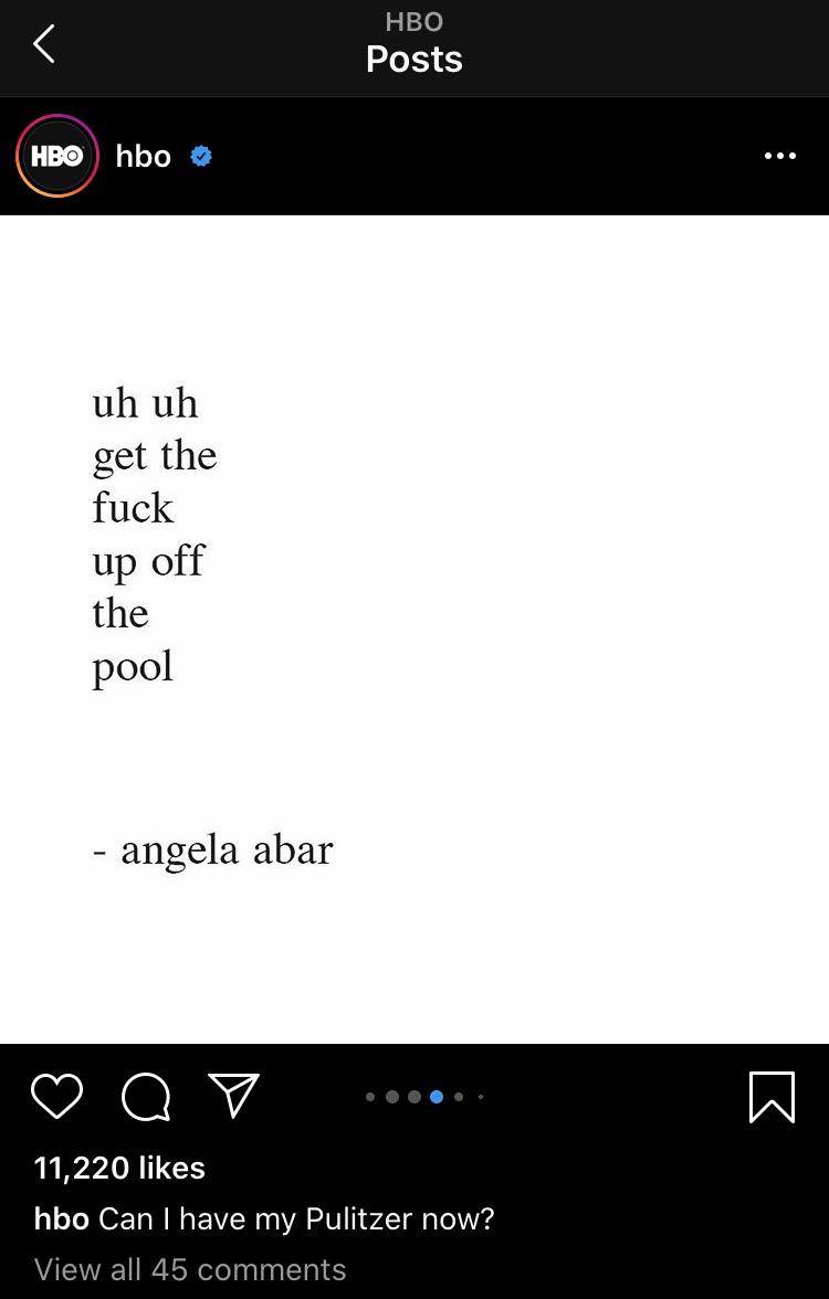 Poetry at its finest [TV] | Scrolller