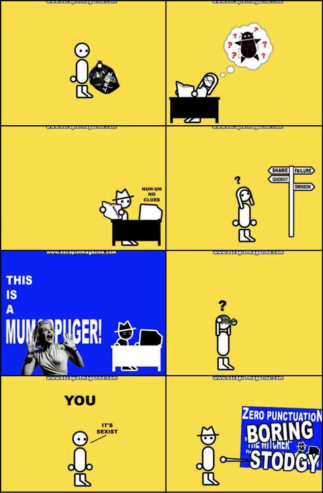 Pointing Out Punctuation in Zero Punctuation, Part 24: The Witcher (17) | Scrolller