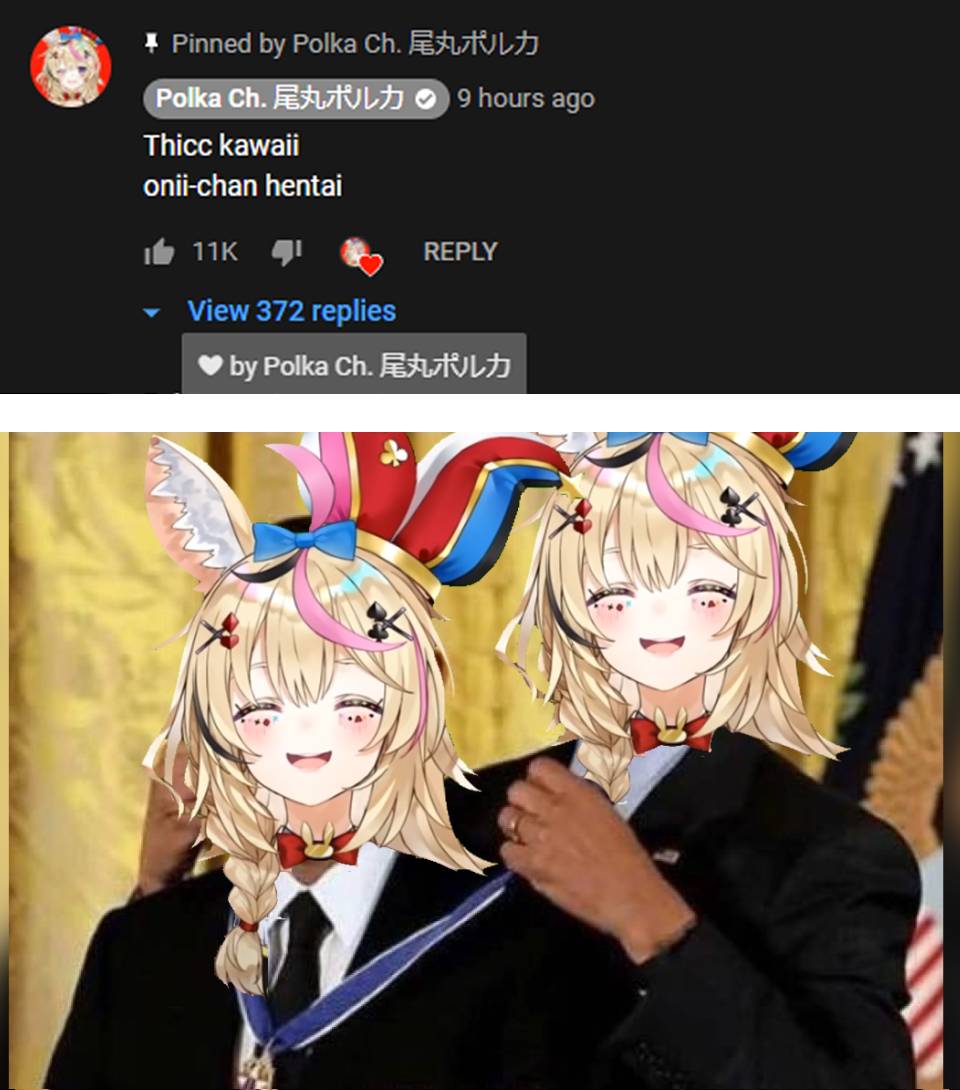 Polka sure loves her own jokes | Scrolller