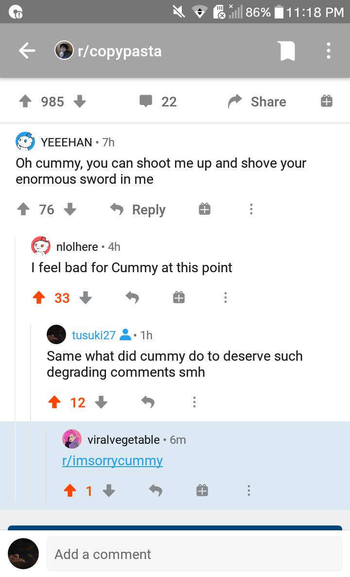 Poor cummy | Scrolller