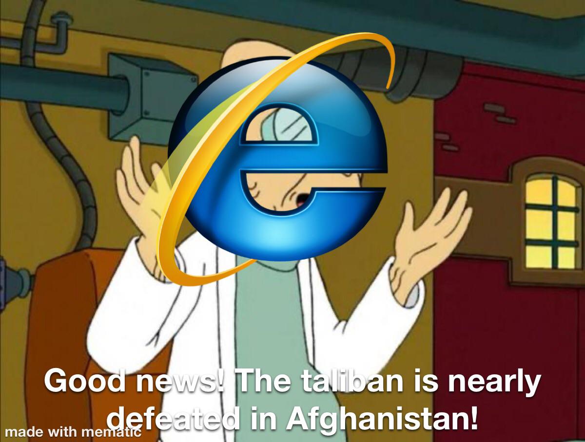 Poor internet explorer | Scrolller