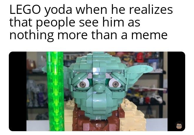Poor LEGO yoda | Scrolller