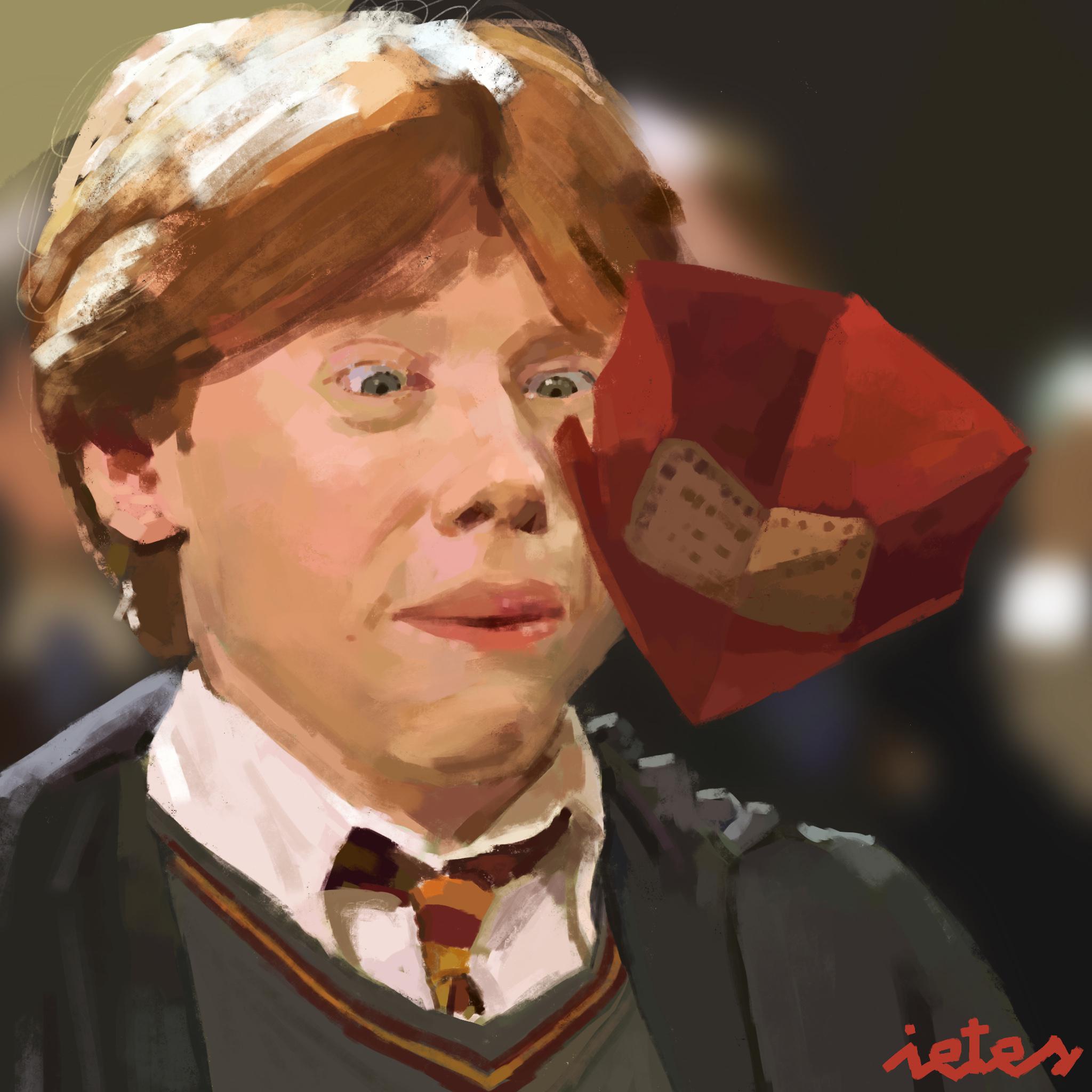 Portrait of Ron - digital (Procreate) | Scrolller