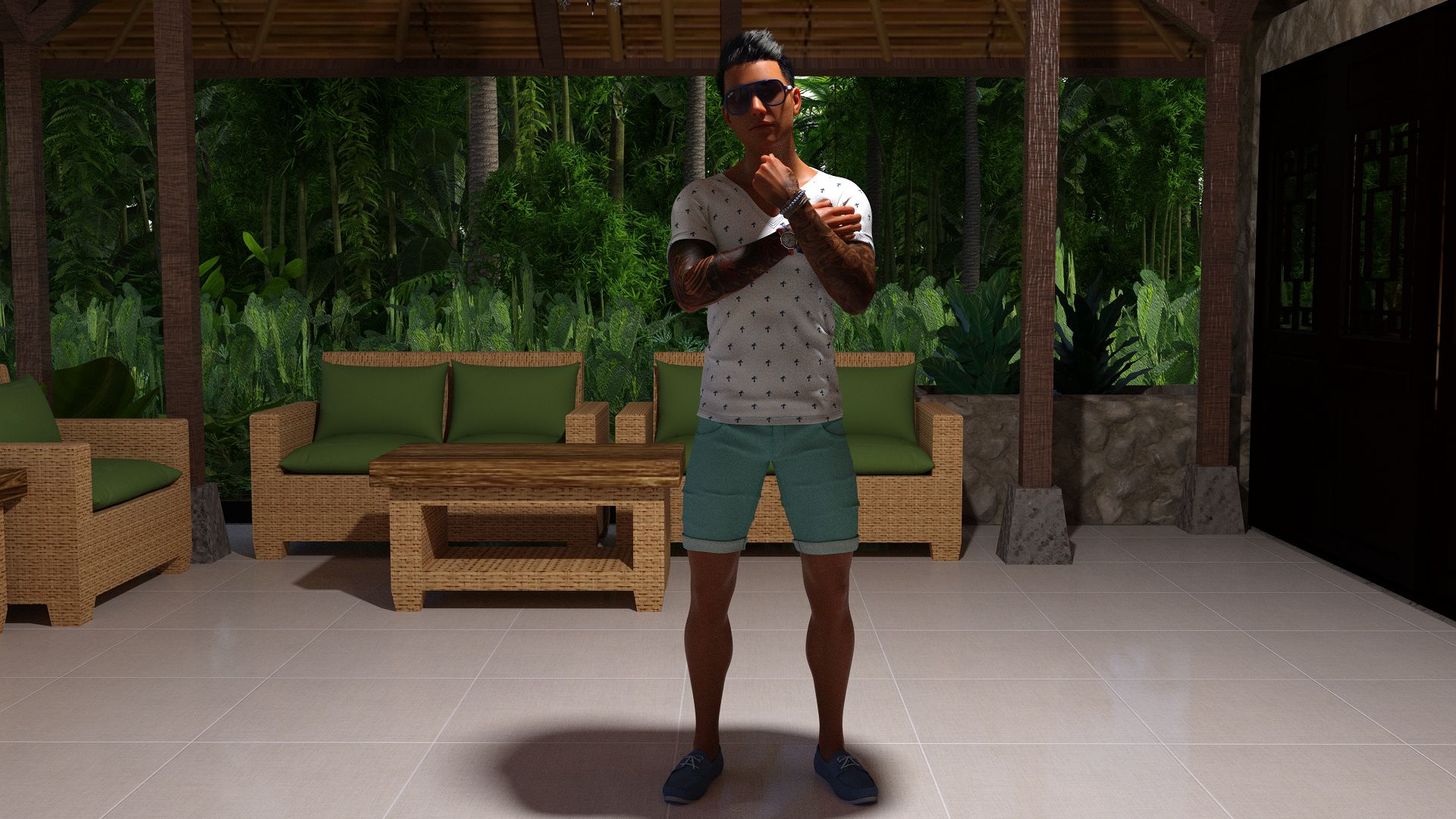 Posing in the jungle | Scrolller