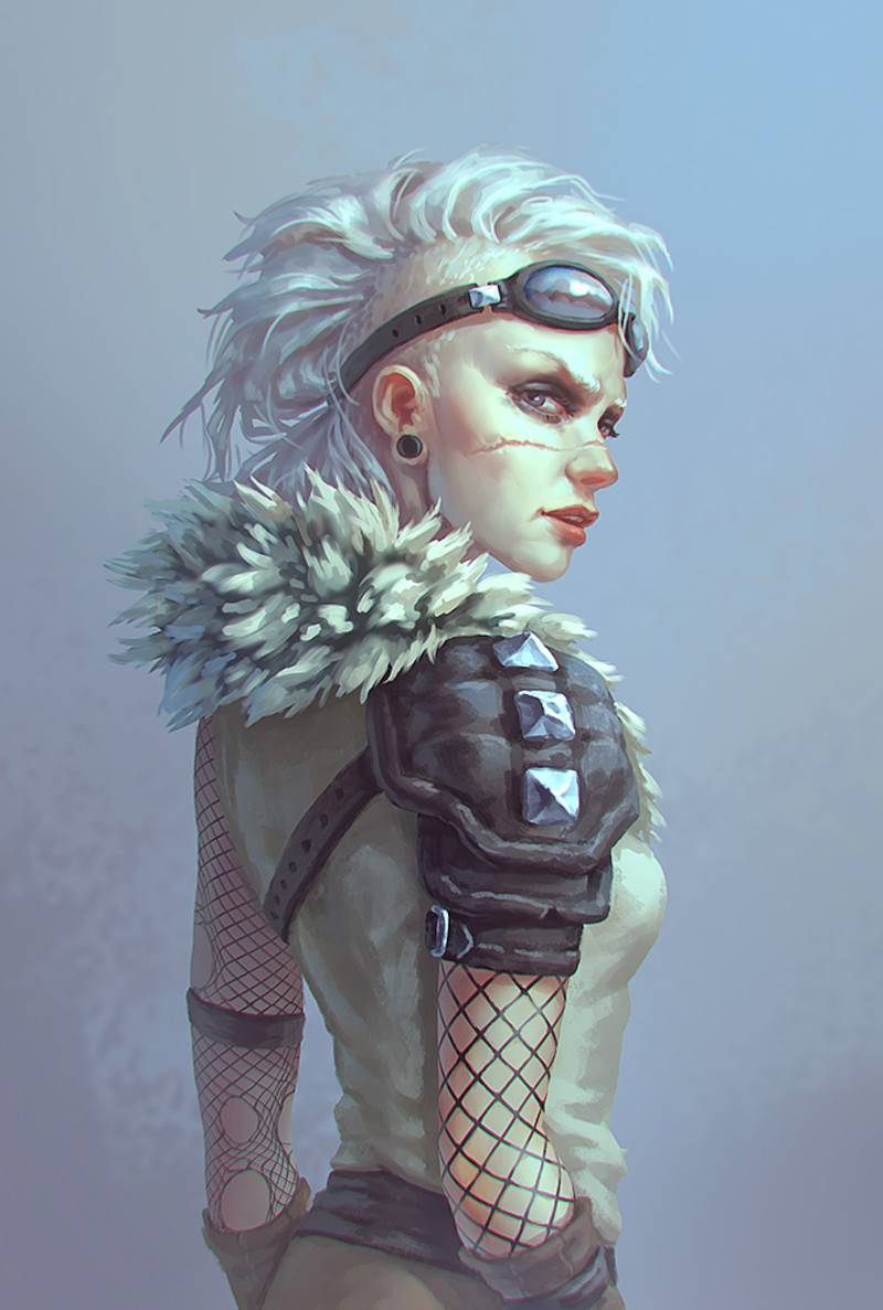 Post-Apocalyptic Girl by Anna Shulgina | Scrolller