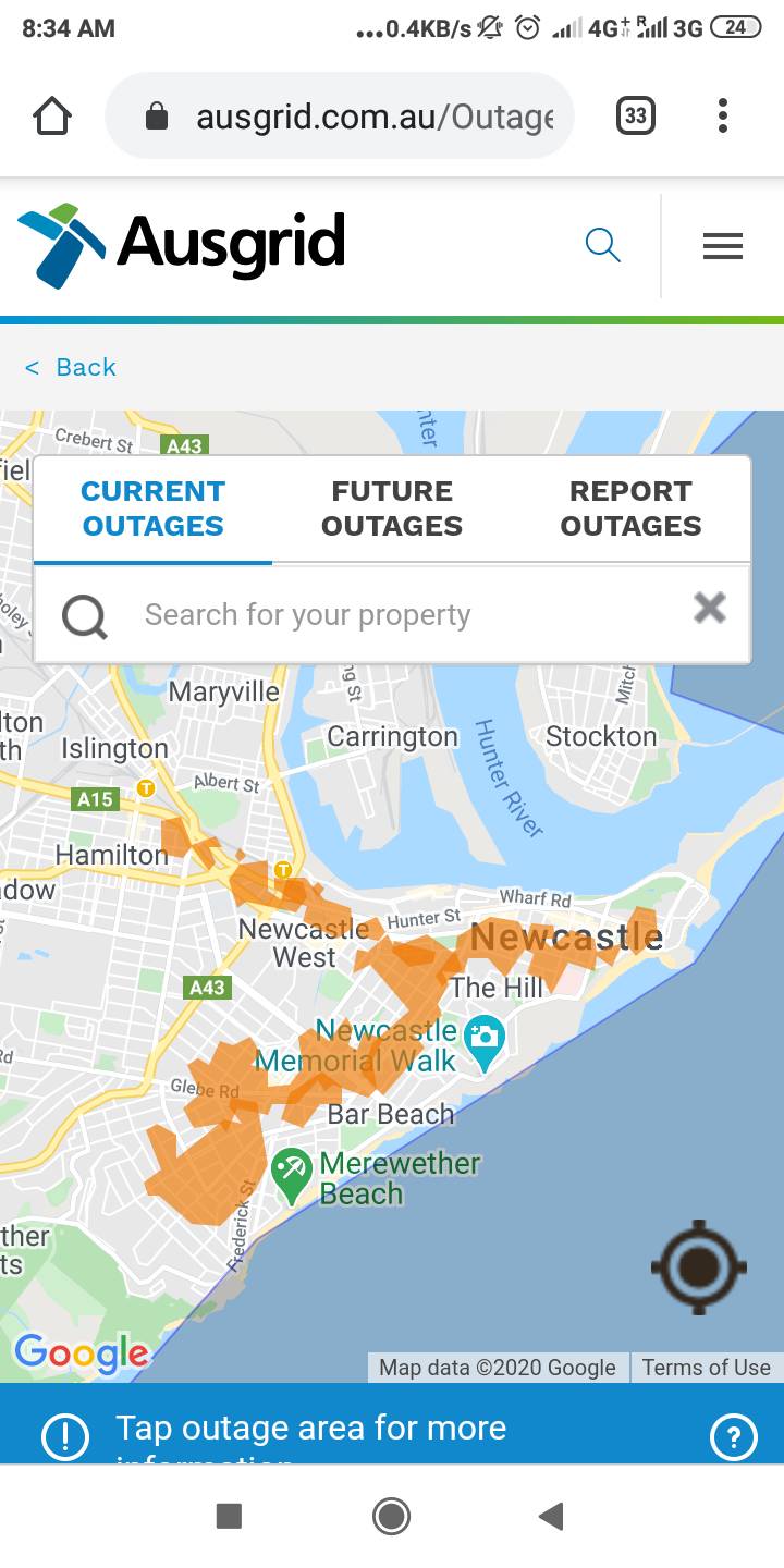 Power outages in Newcastle | Scrolller