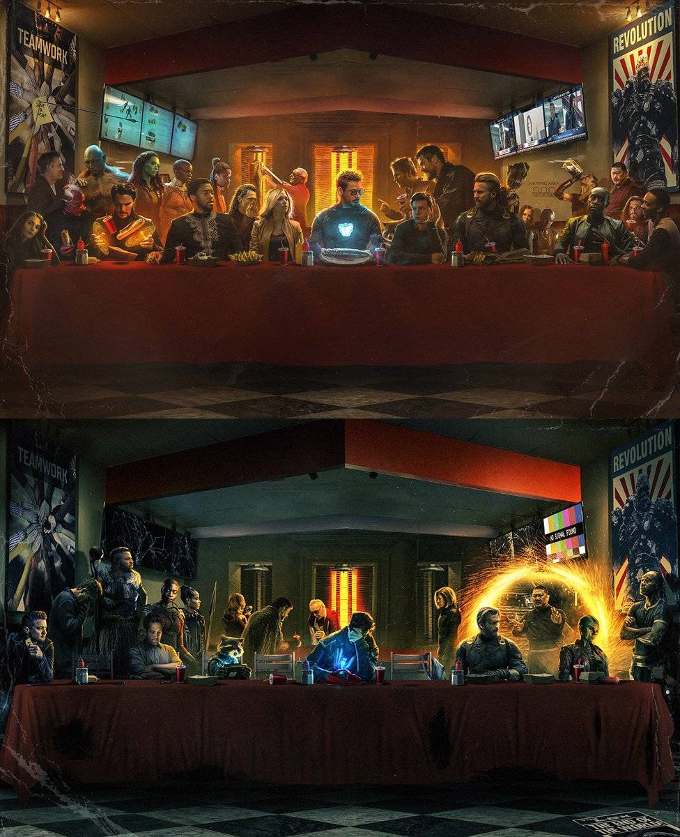 Pre & Post Infinity War art by BossLogic | Scrolller