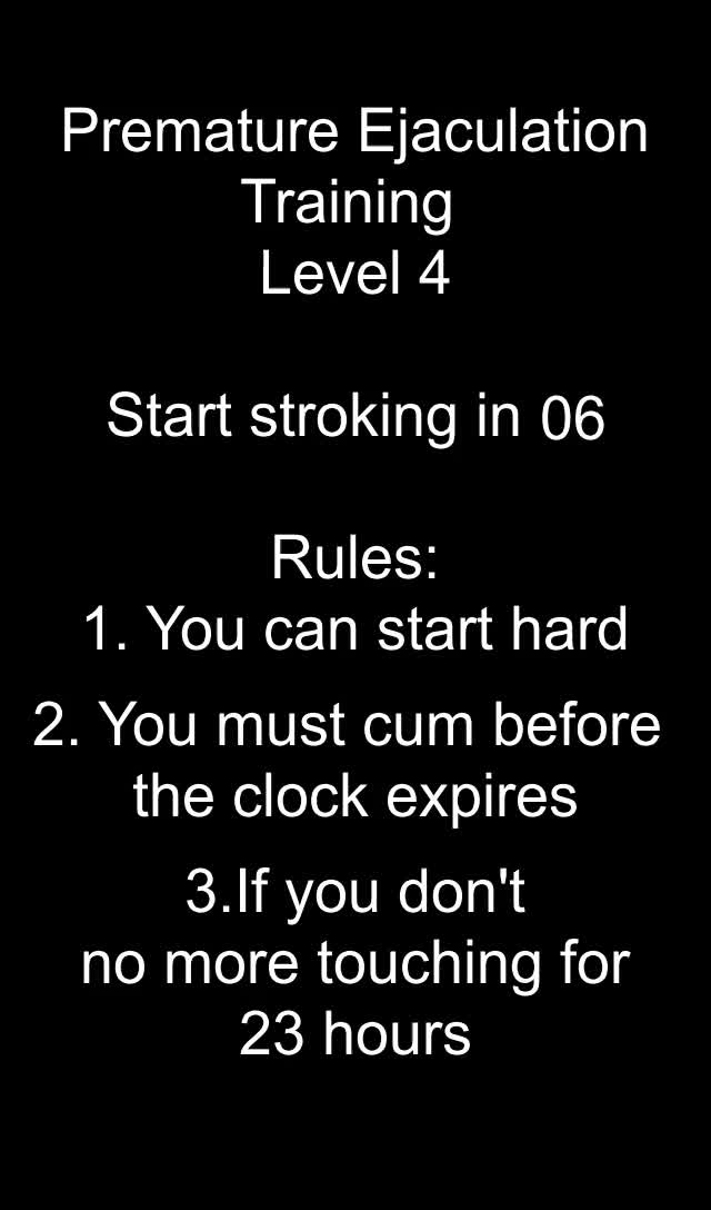 Premature Ejaculation Training Level 4 | Scrolller