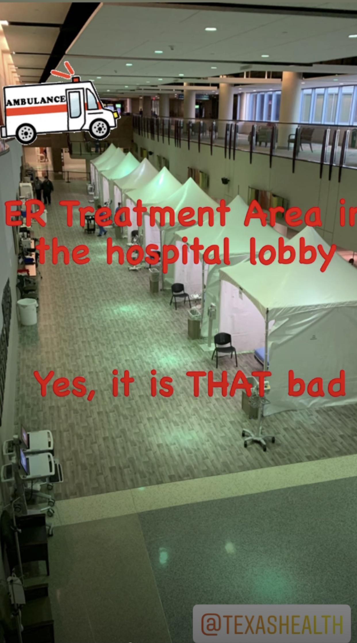 Presby Plano is overflowing into the lobby. | Scrolller