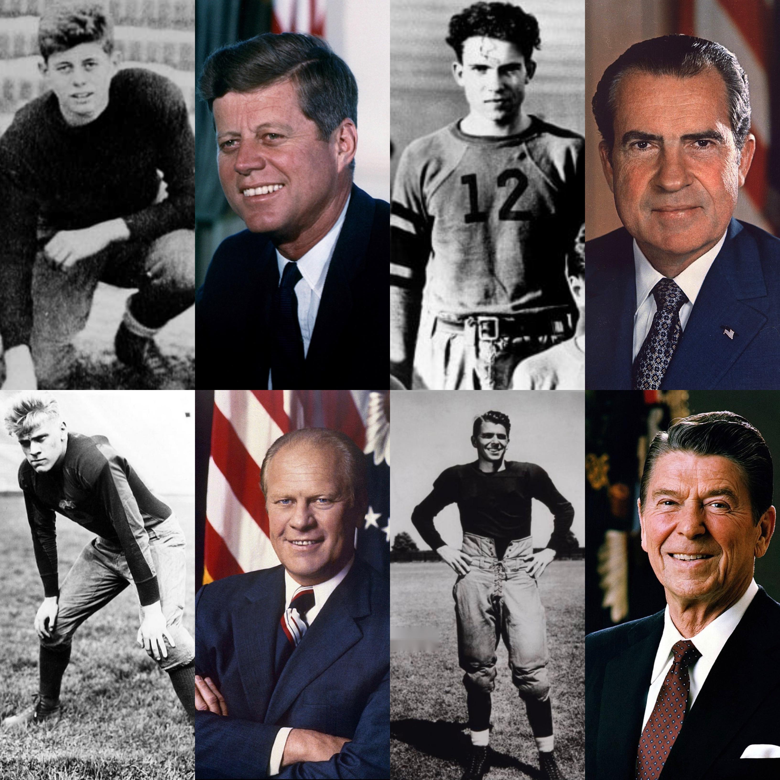 Presidents who played football. | Scrolller