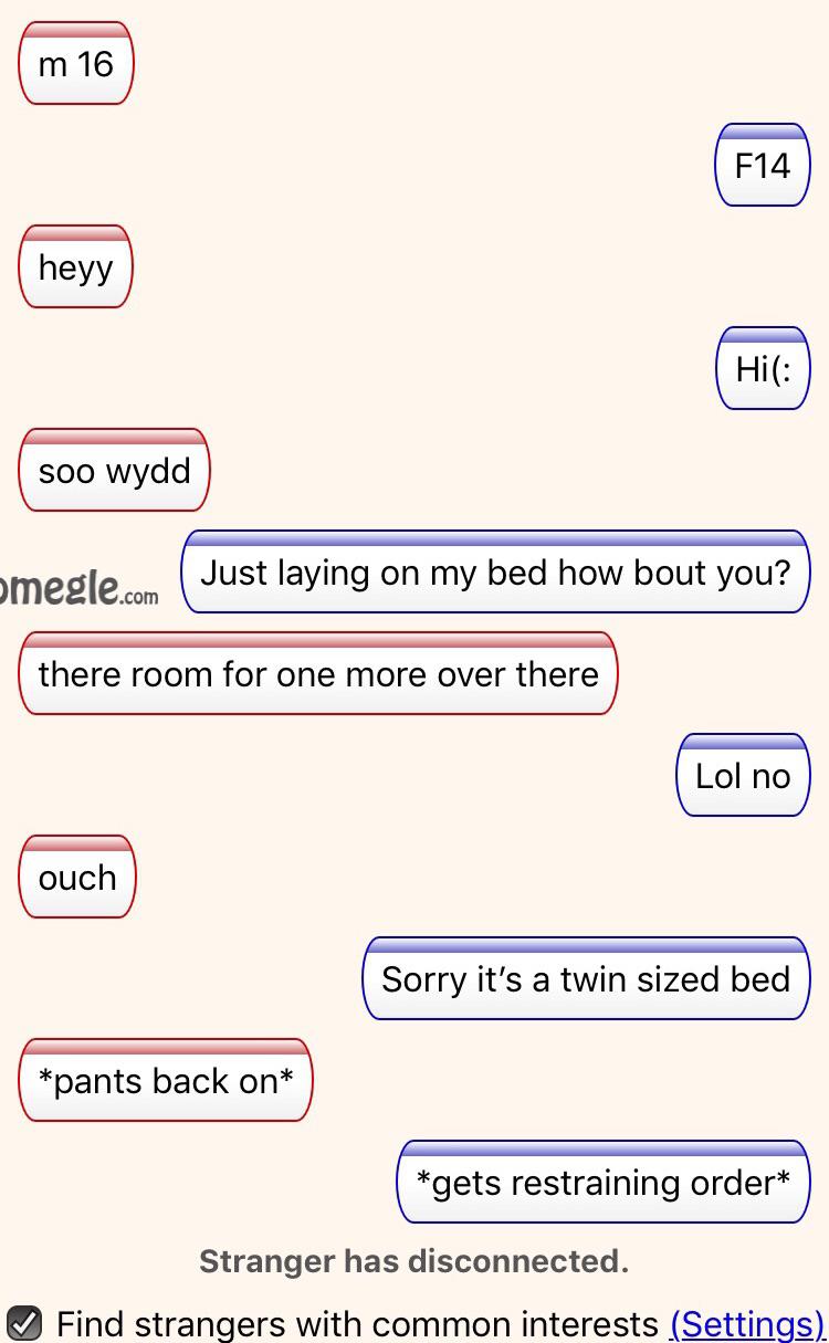 Pretended to be a girl on Omegle so I could catch some weirdos | Scrolller