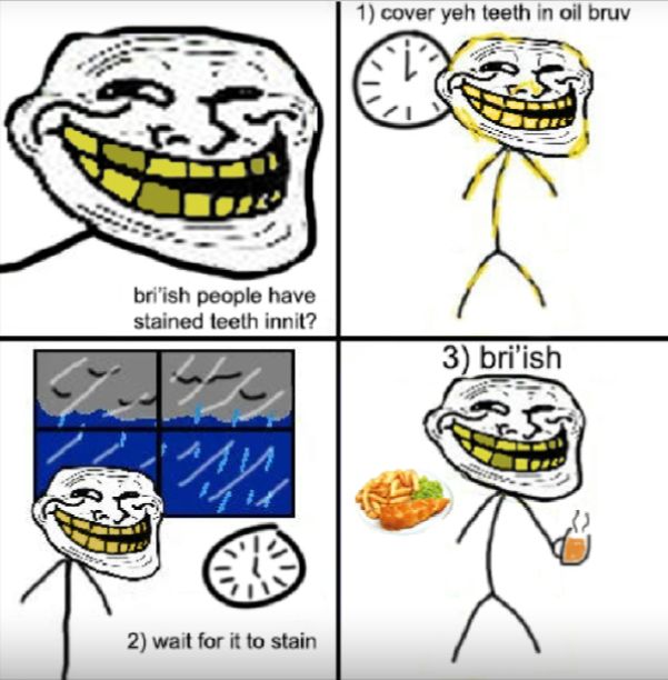 Pretty bri'ish innit bruv? | Scrolller