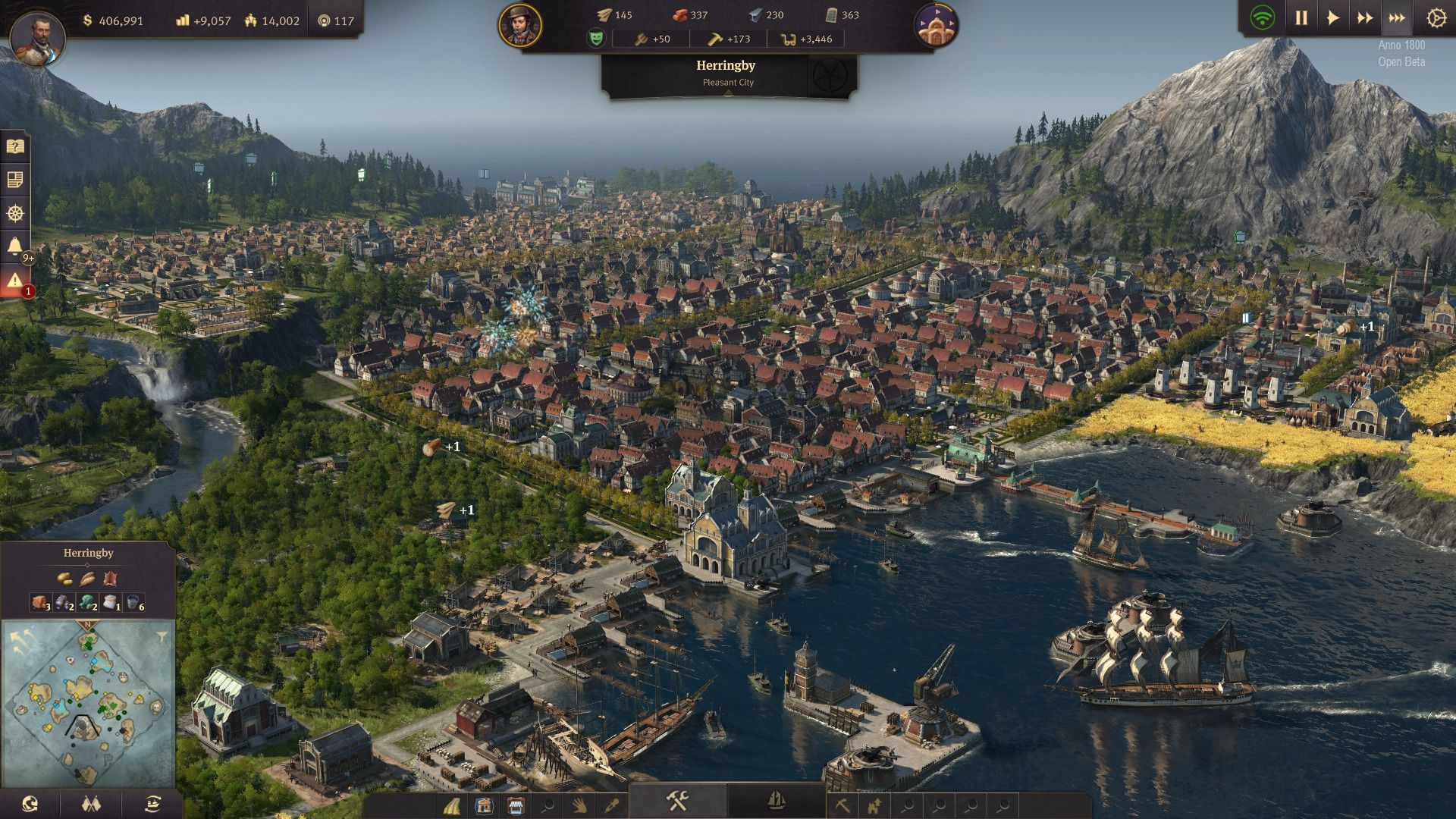 Pretty proud of my first town in the beta. Absolutely love the visuals in this game! | Scrolller