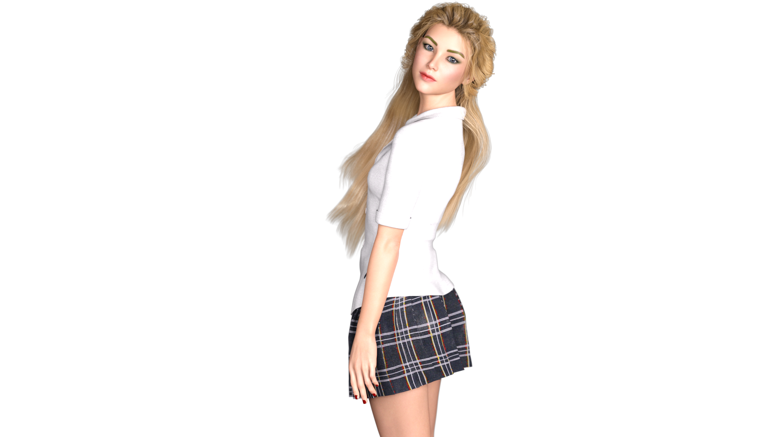 Preview of a girl from the upcoming game Twisting Vines | Scrolller