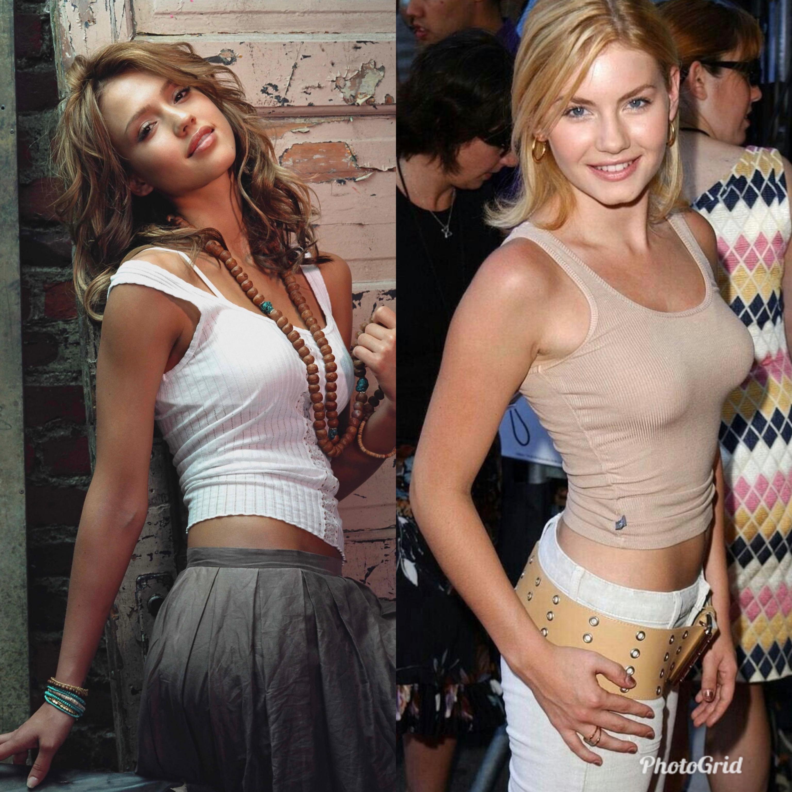 Prime Jessica Alba Vs Prime Elisha Cuthbert Scrolller