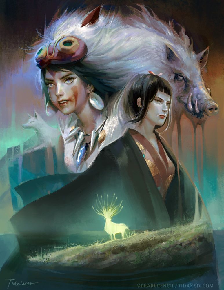 Princess Mononoke by Tida K. | Scrolller