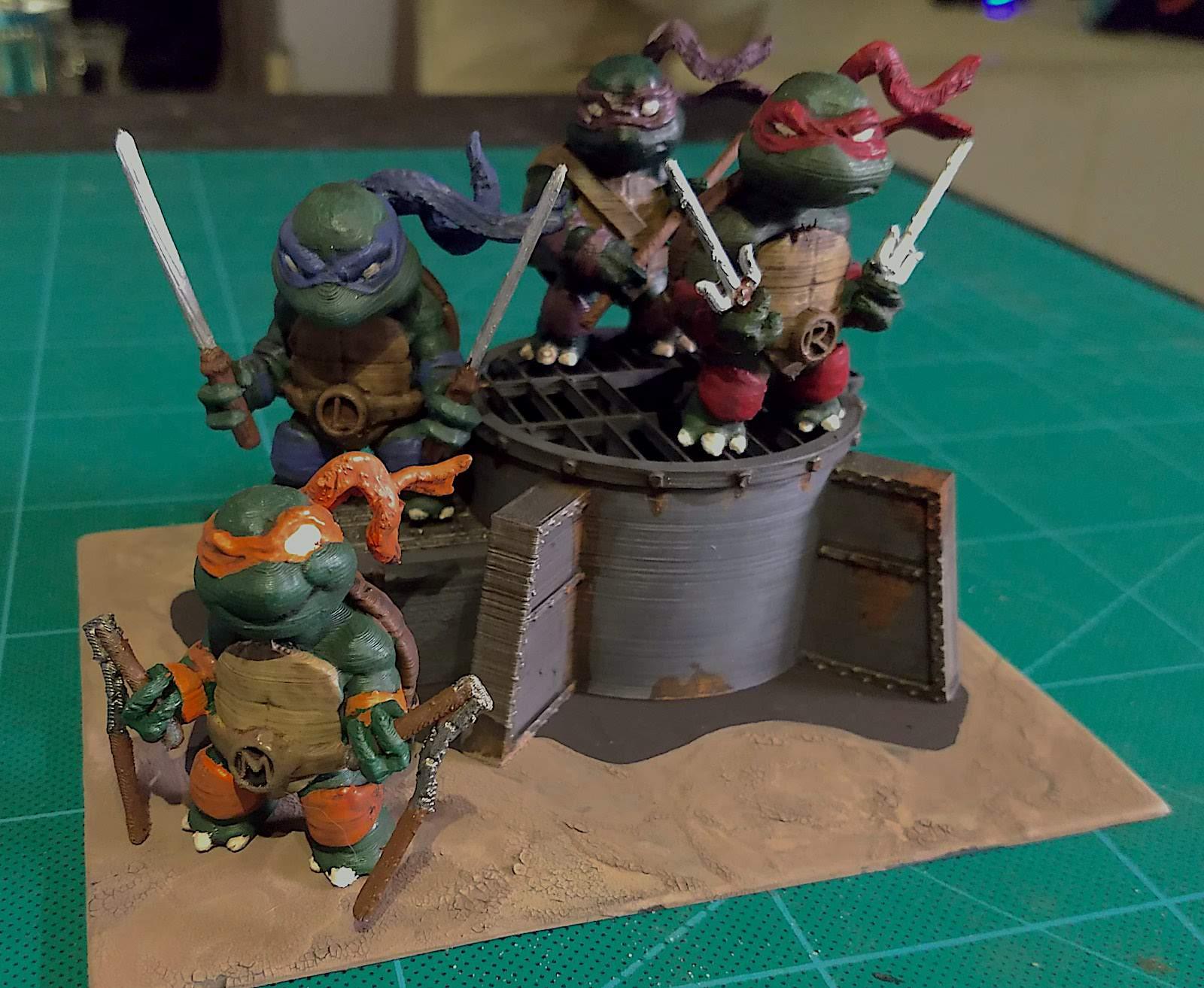 Printed and painted these radical dudes | Scrolller