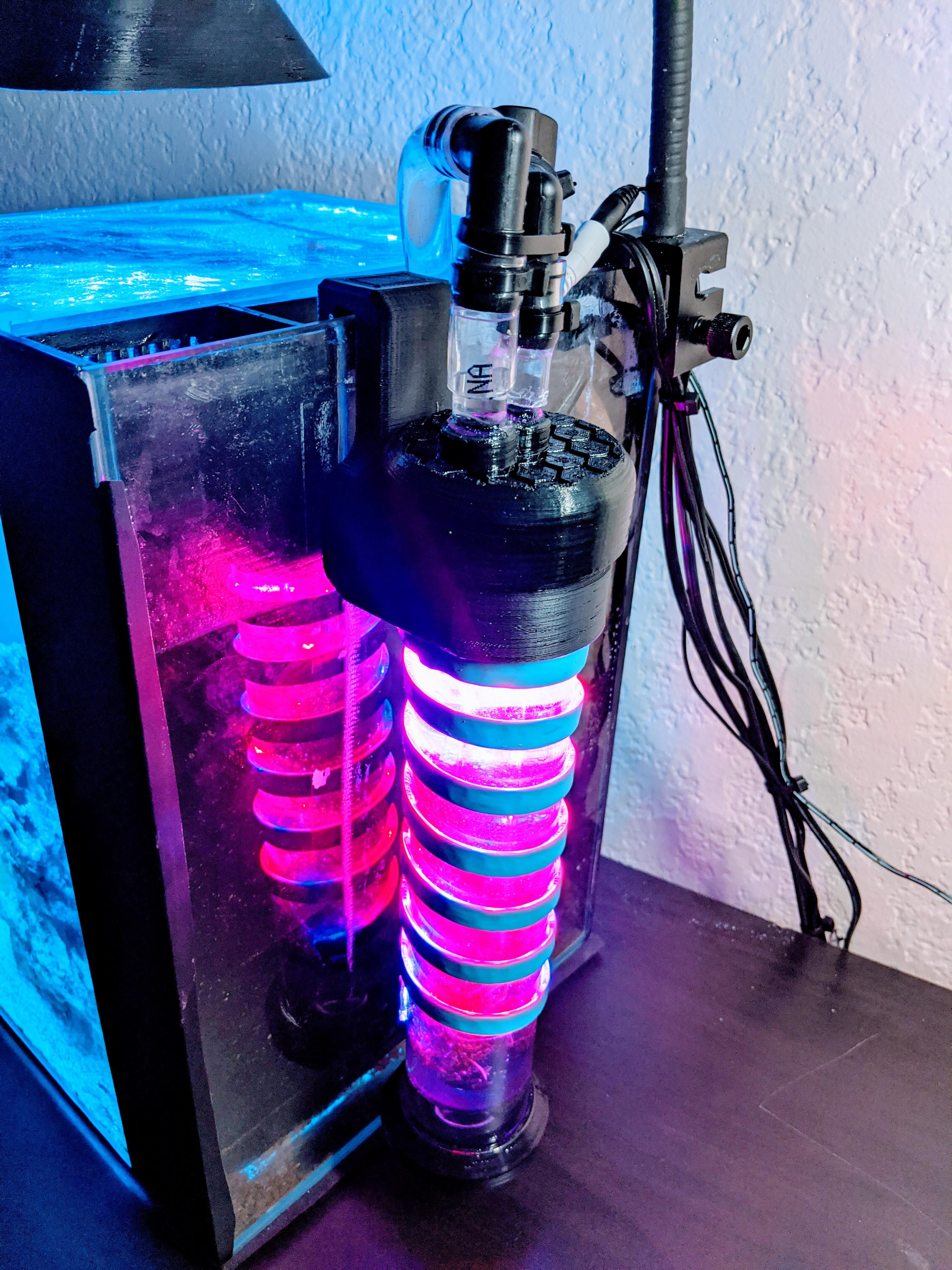Printed mini algae reactor for my nano reef tank! | Scrolller