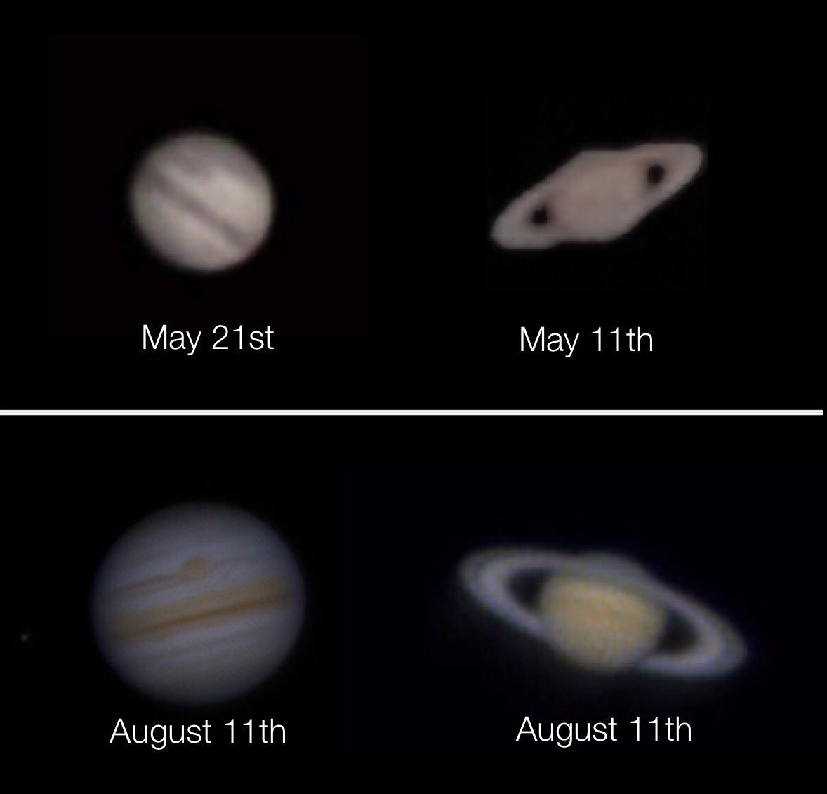 progress of Jupiter and Saturn | Scrolller