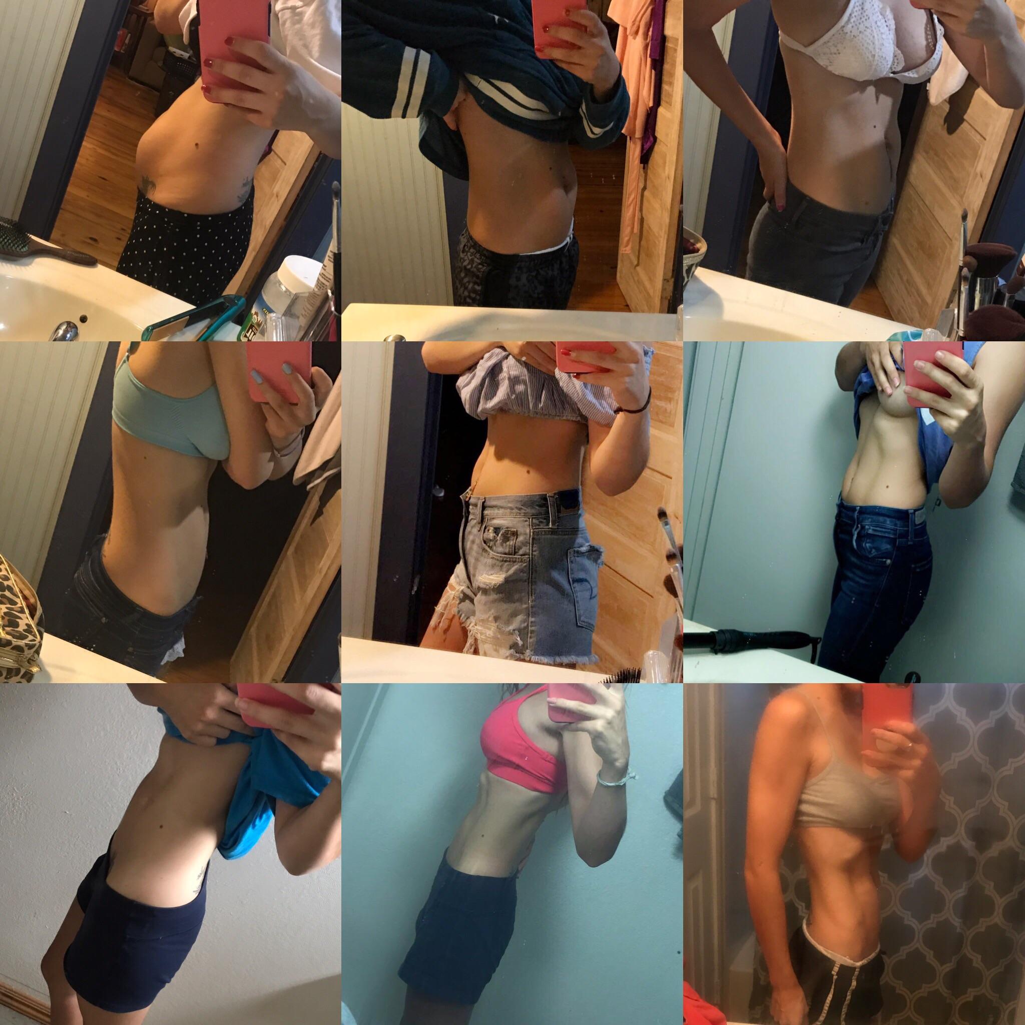 Progression of the belly from post birth to post nine months | Scrolller