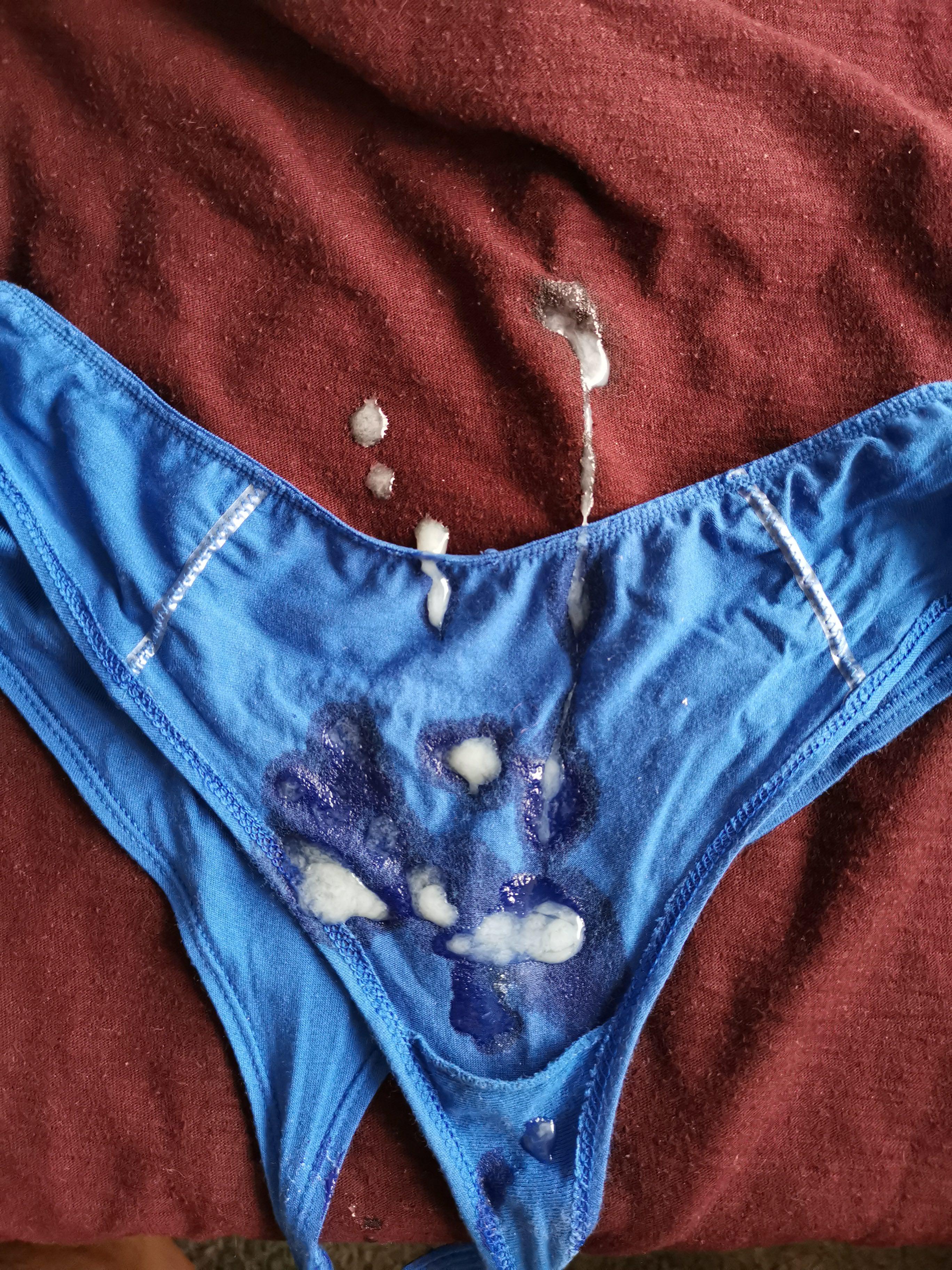 [Proof]- cum on girlfriends used panties | Scrolller