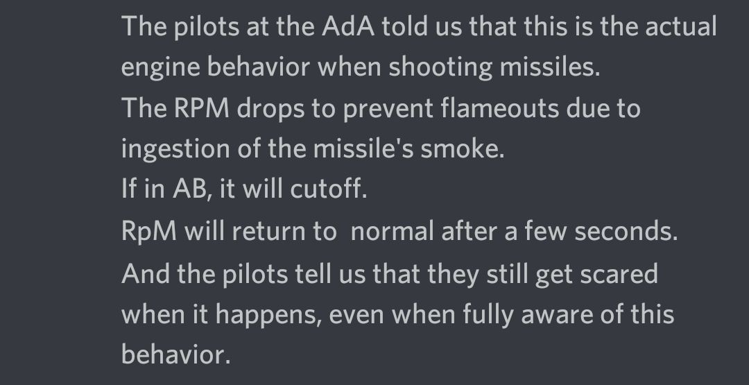 PSA: Mirage 2000C engine now throttles back when firing missiles to avoid flameout | Scrolller