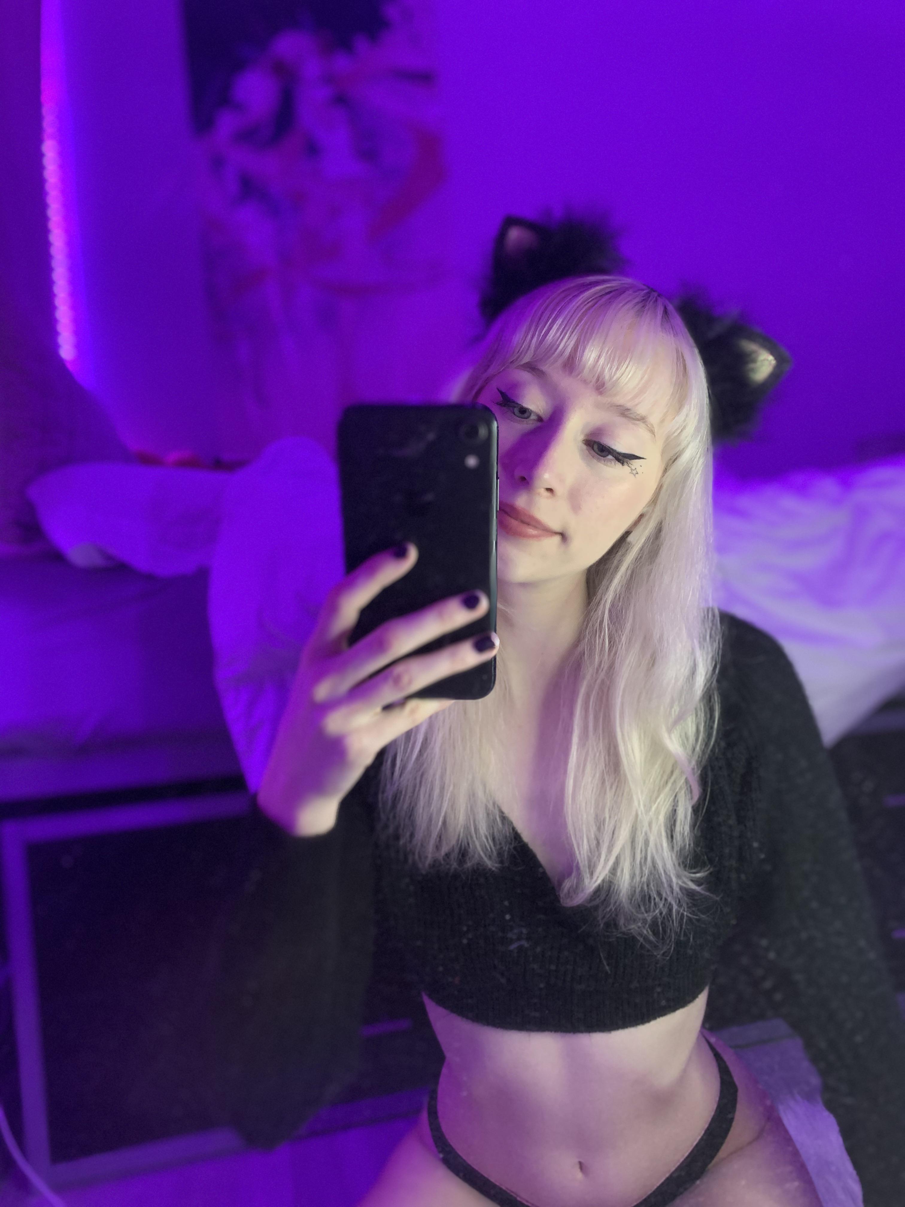 *purrs in your lap* 🐱 | Scrolller