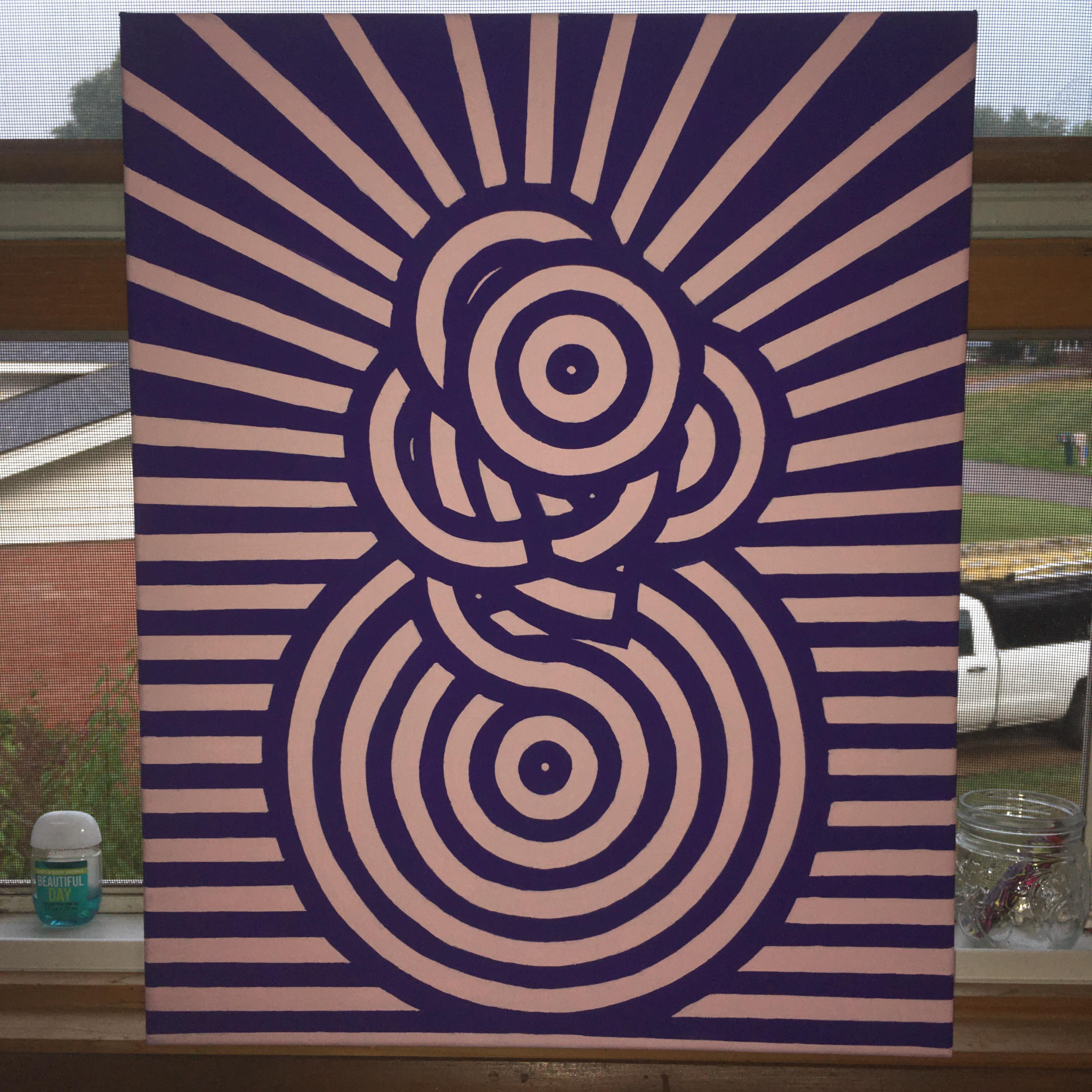 Pushed myself to make a psychedelic painting in 72 hours, I call it "Gratitude" :) | Scrolller