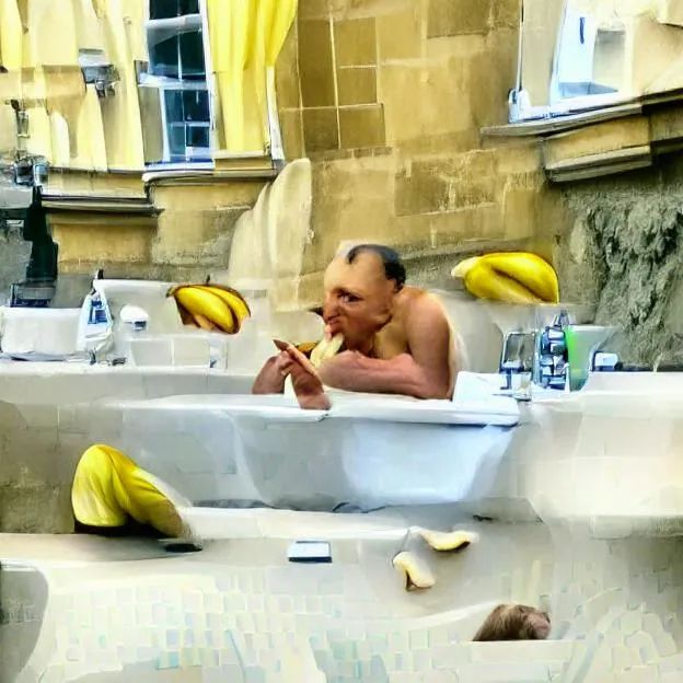 Putin eating a banana in bath | Scrolller
