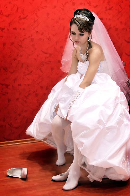 Putting on Stockings | Scrolller