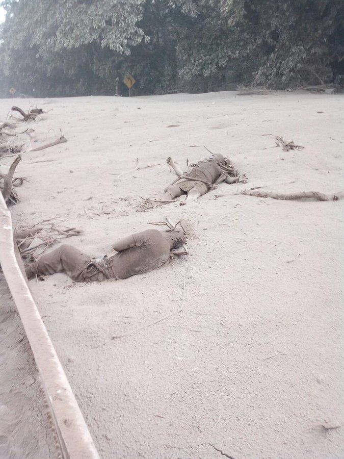Pyroclastic Flow victims from the Mt. Fuego Volcanic eruption in 2018 | Scrolller