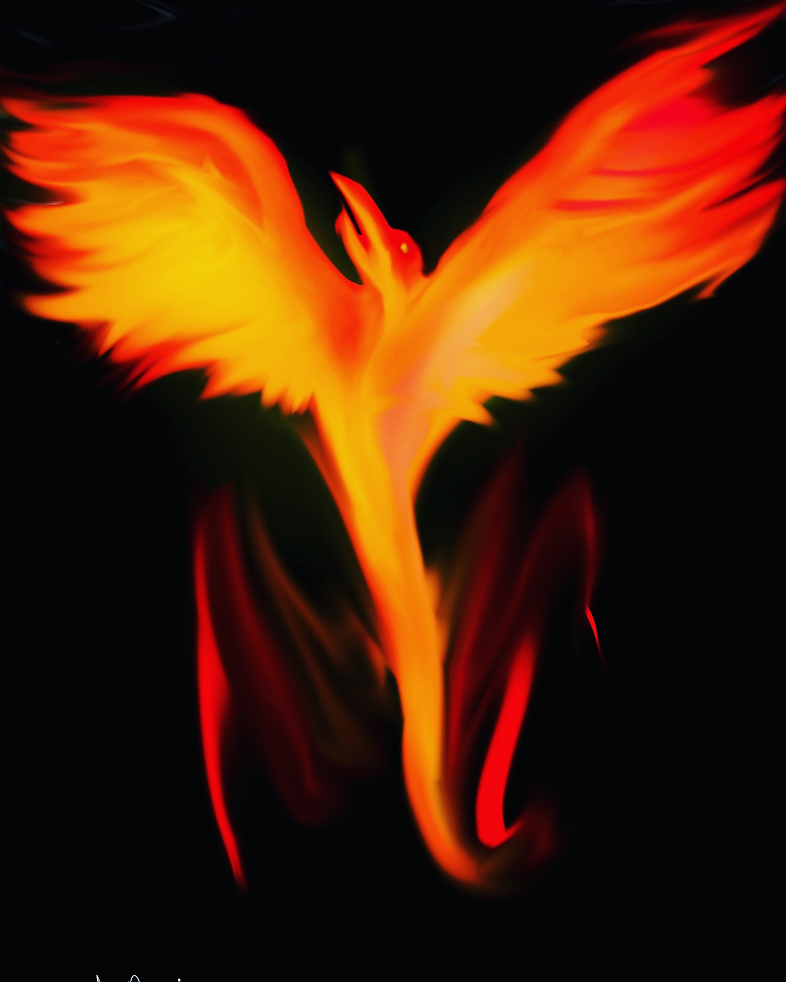 Quick Draw Phoenix, me ,digital, 2020 | Scrolller
