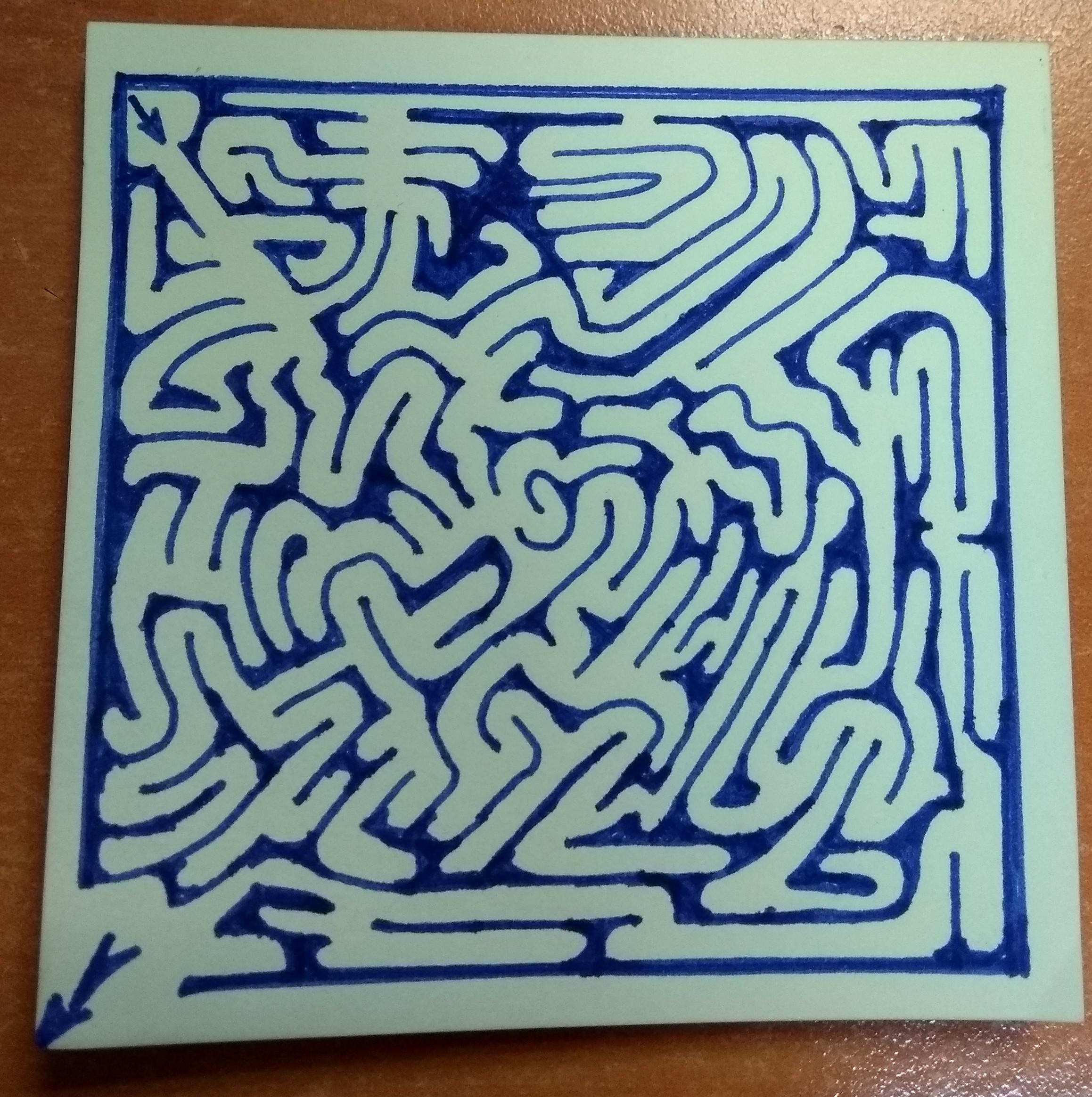 Quick n dirty post it maze | Scrolller