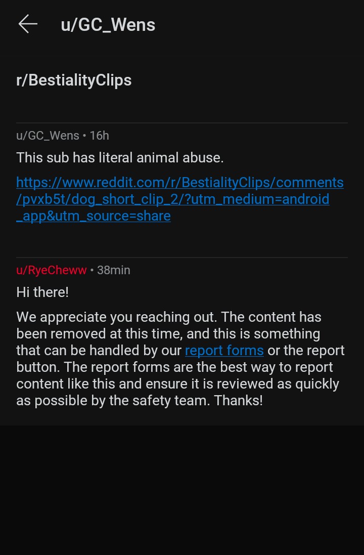 r/BestialityClips has been officially banned | Scrolller